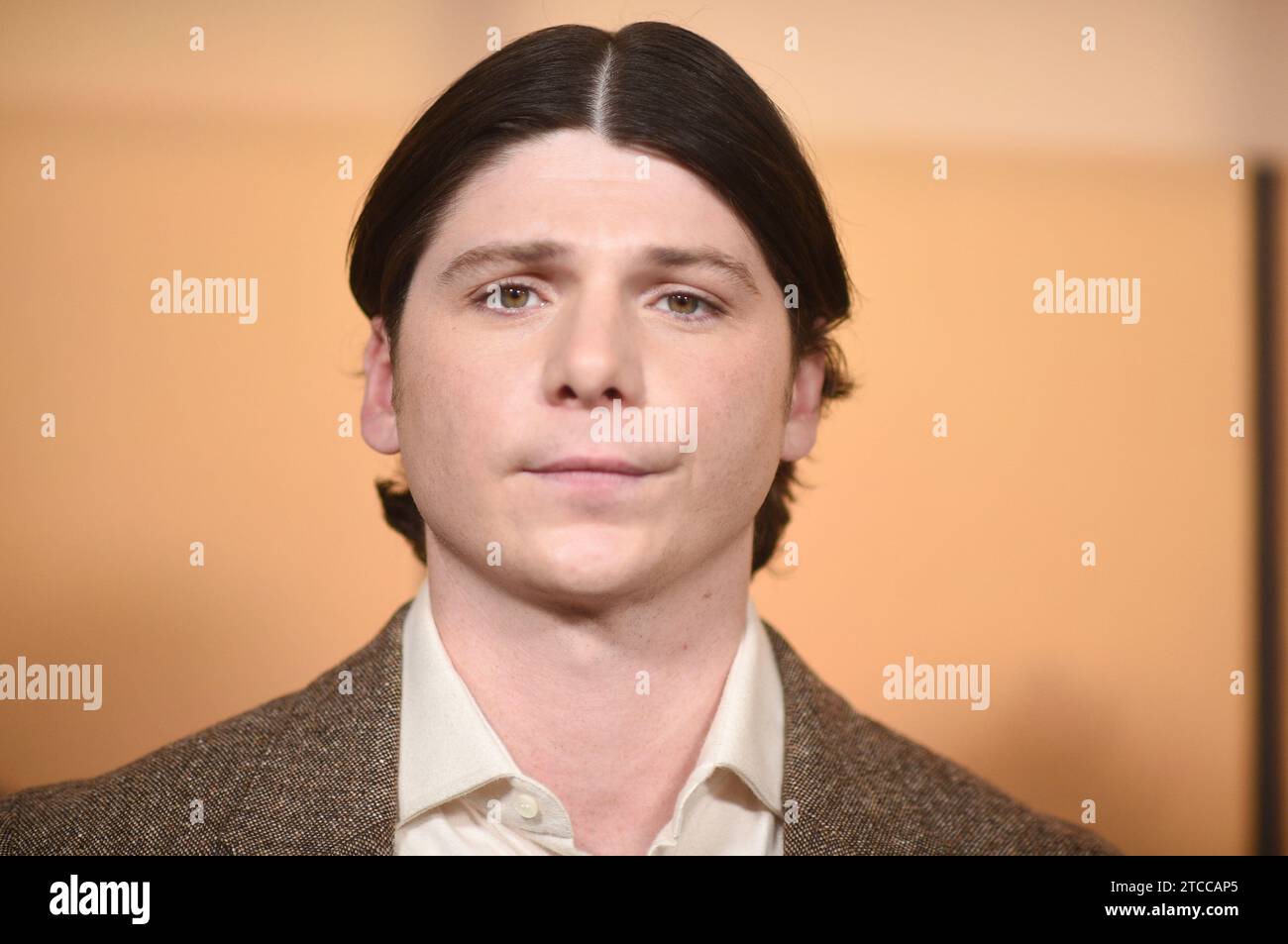 Jack Mulhern attends the premiere of "The Boys in the Boat" on Monday ...