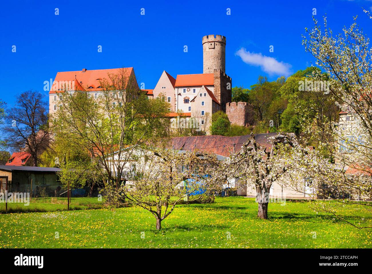 Gnandstein Castle is one of the best-preserved medieval knight's ...