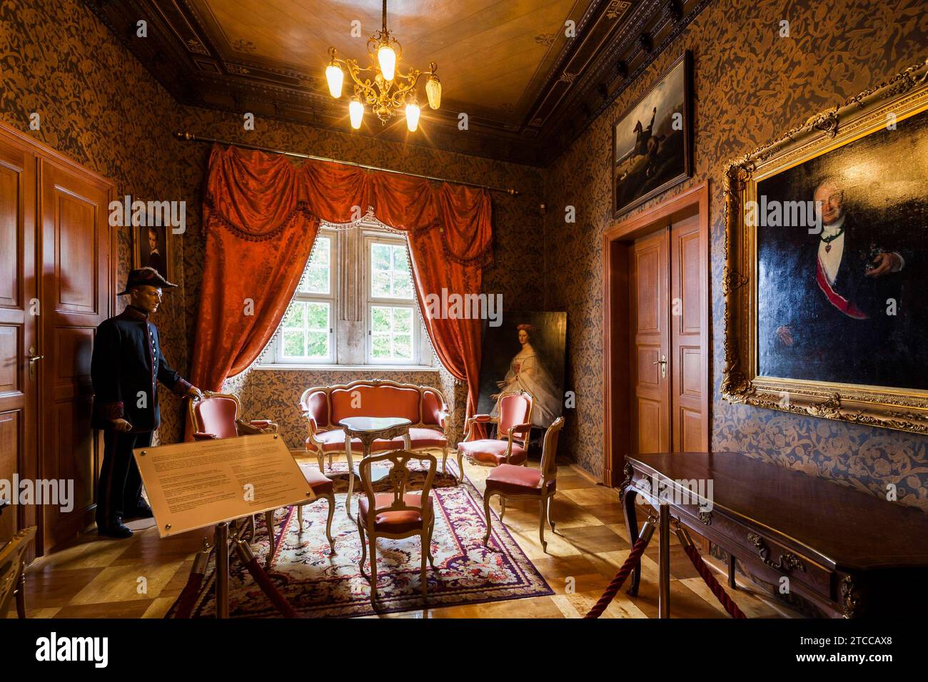 Forder and Hinterglauchau Castles Stock Photo - Alamy