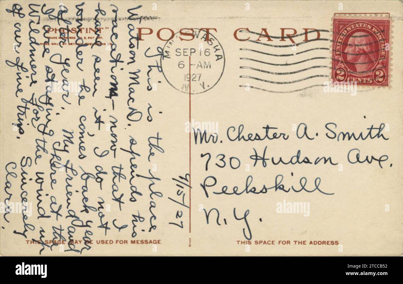 Wildmere House, Lake Minnewaska Stock Photo - Alamy