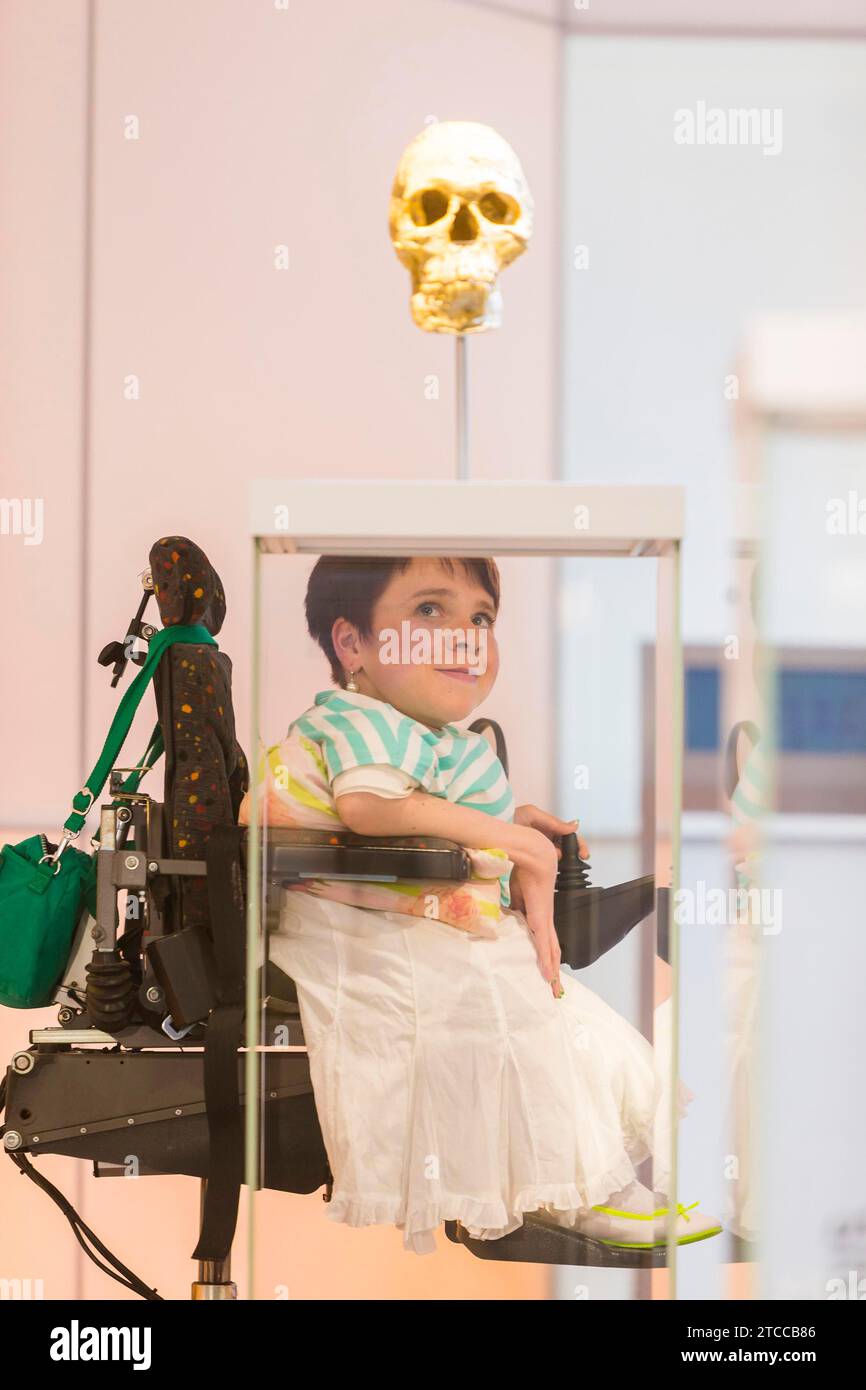 Young wheelchair rider in the smac Stock Photo - Alamy