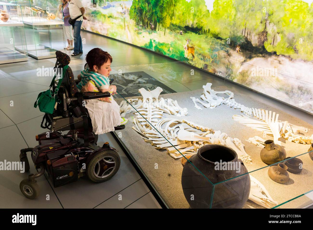 Young wheelchair rider in the smac Stock Photo - Alamy