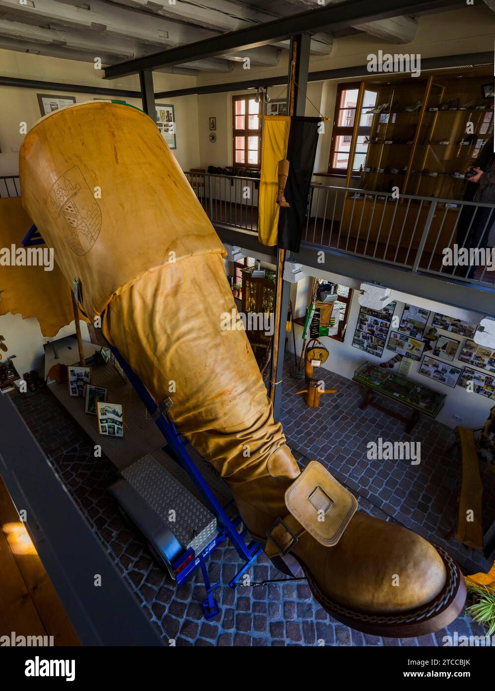The Leisnig Giant Boot, World's Largest Gauntlet Boot! Stock Photo - Alamy