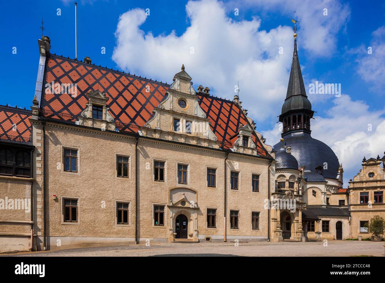 Schoenfeld Castle near Grossenhain Stock Photo - Alamy