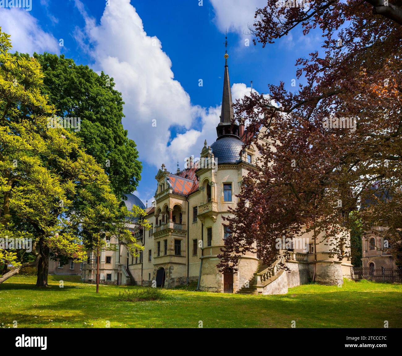 Schoenfeld Castle near Grossenhain Stock Photo - Alamy