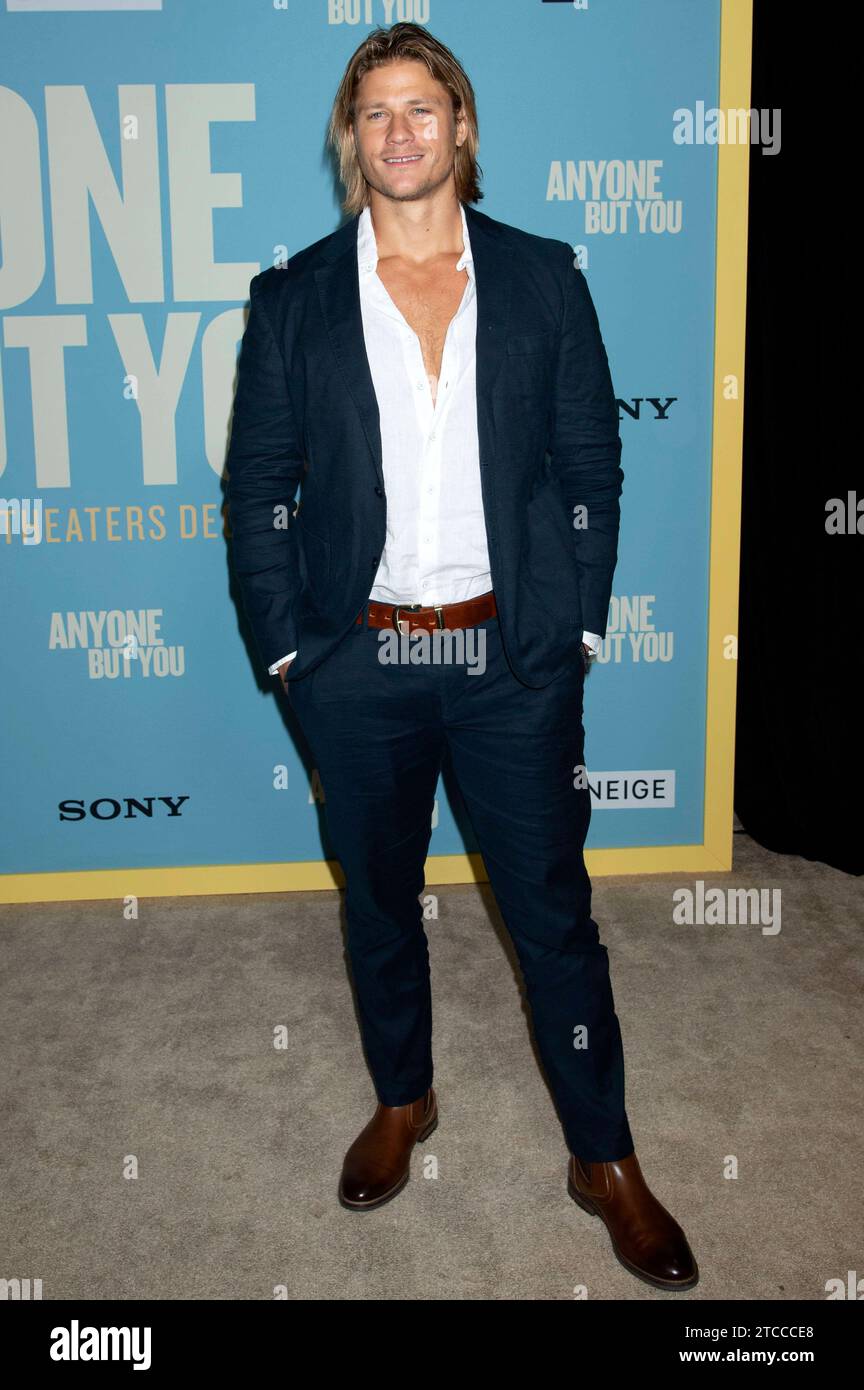 Joe Davidson bei der Ptemiere des Kinofilms Anyone But You/Wo die Lüge ...