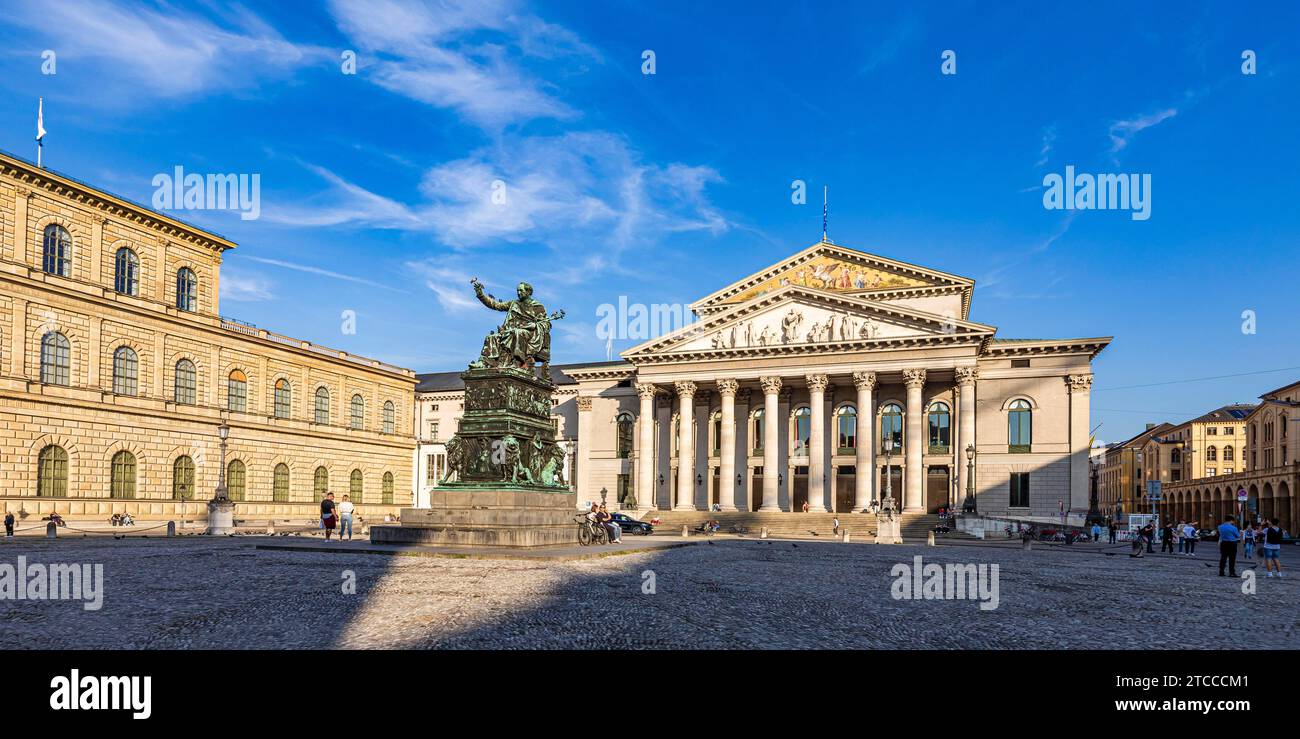 Bavarian Academy of Fine Arts and the National Theatre at Max-Joseph ...