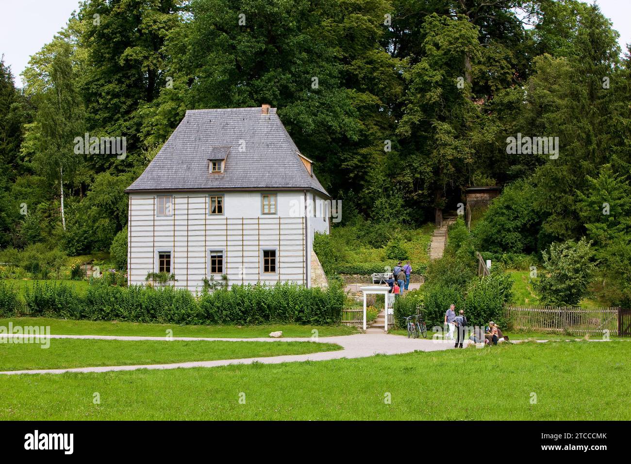 Goethe's summer house in the park on the Ilm in Weimar was a place ...