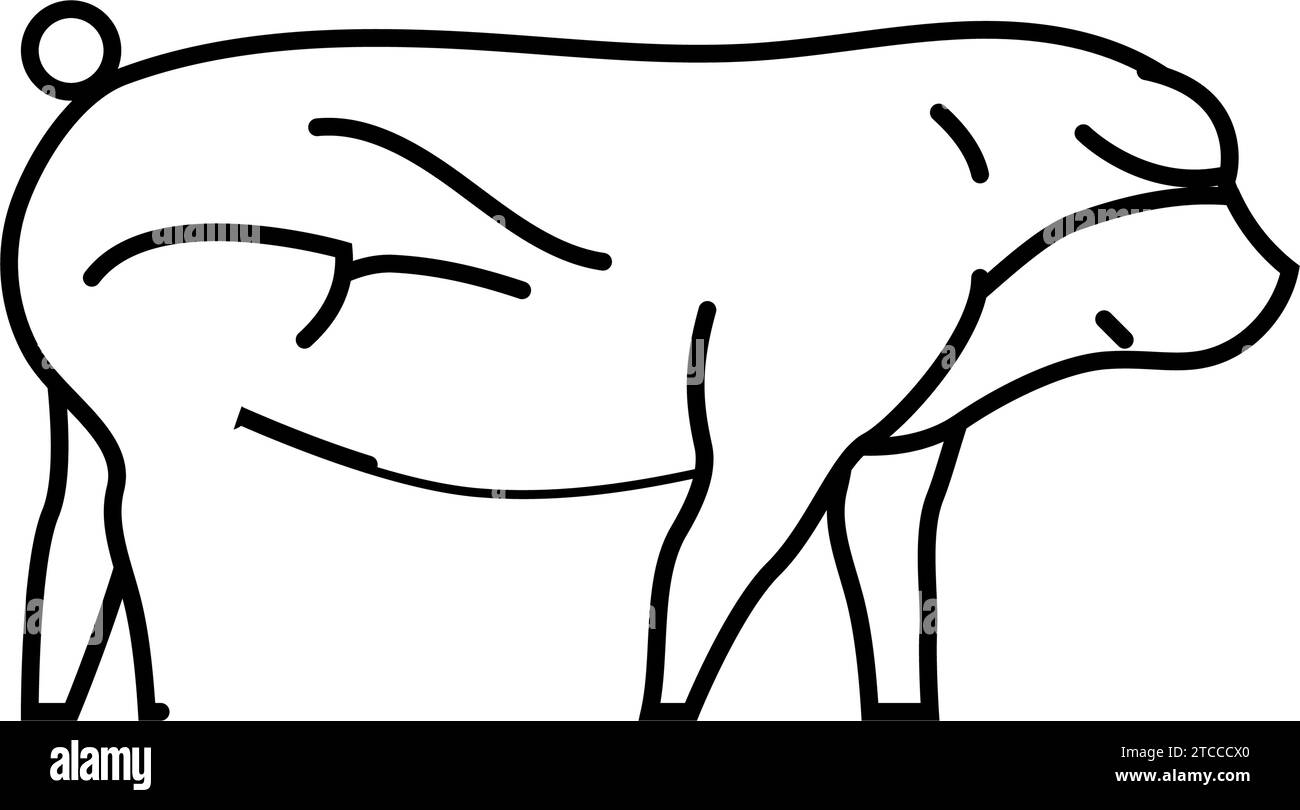 Duroc hog Stock Vector Images - Alamy