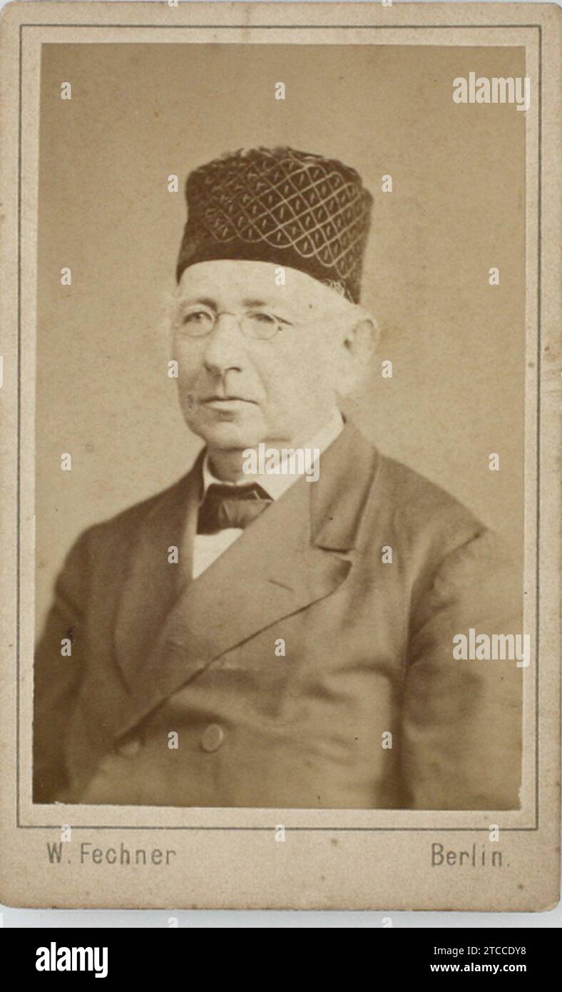 Wilhelm Fechner - Portrait Aron Bernstein (1812-1884 Stock Photo - Alamy