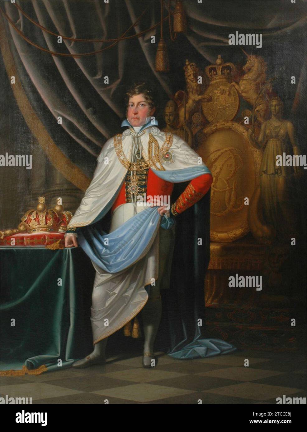 Wilhelm Gottfried Bauer - George IV, King of the Great Britain and King ...