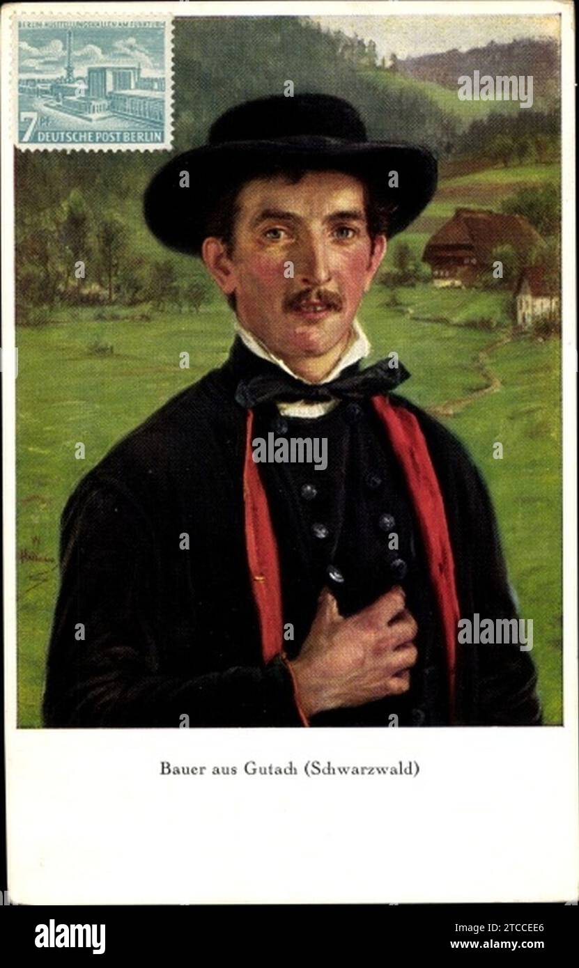 Wilhelm Hasemann Bauer aus Gutach Stock Photo - Alamy