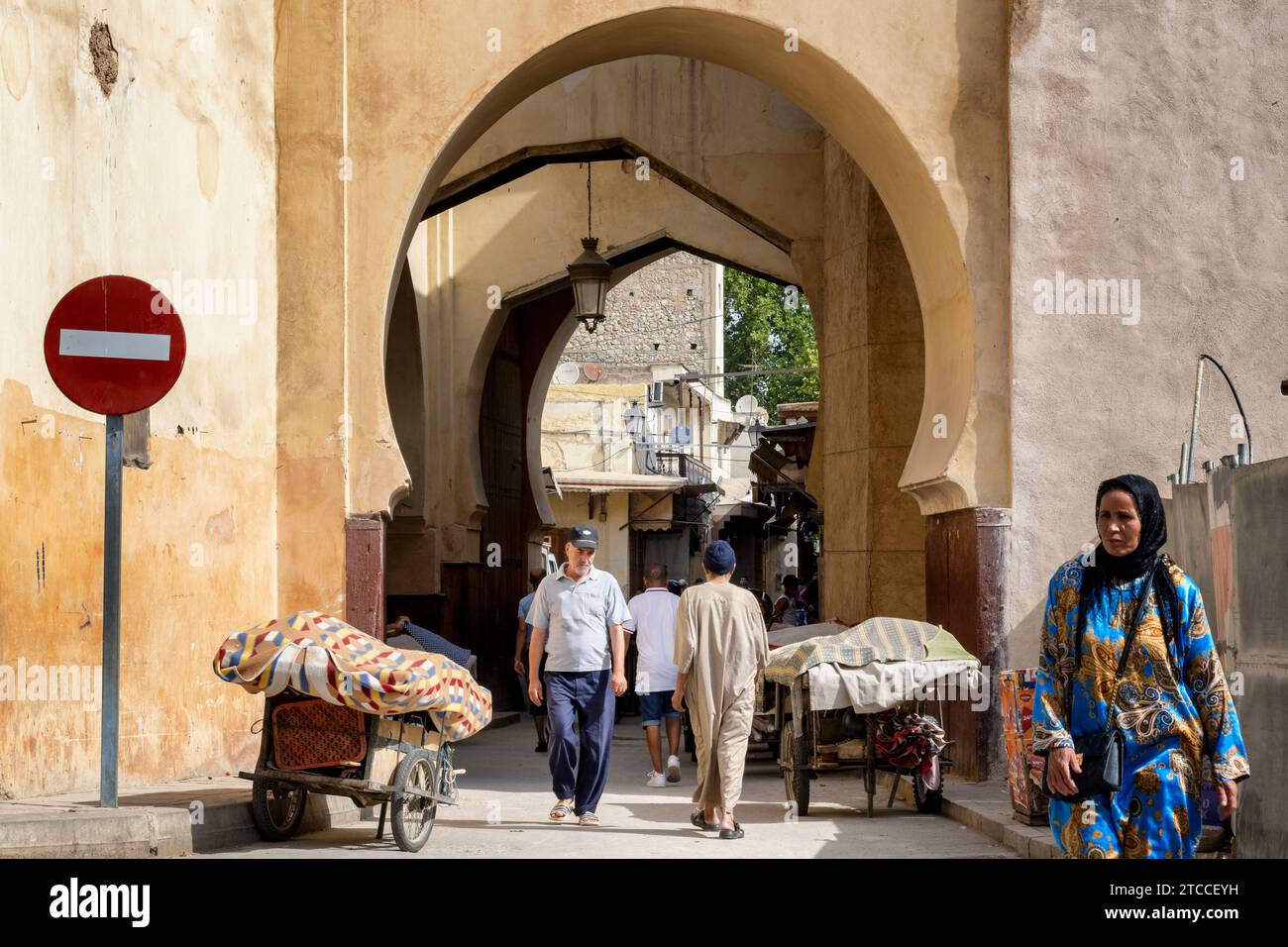 Fez old medina scenic hi-res stock photography and images - Alamy
