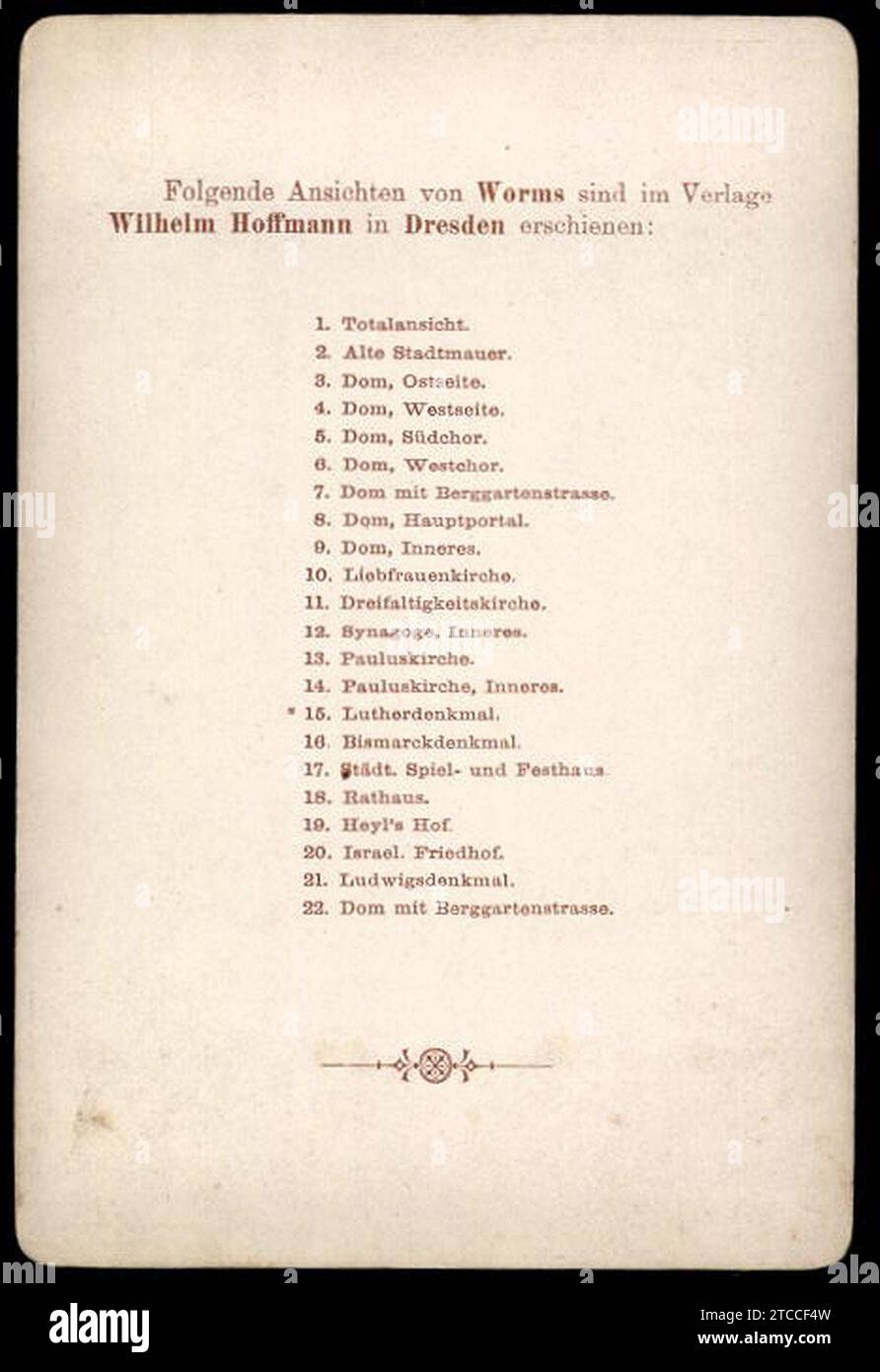 Lutherdenkmal worms hi-res stock photography and images - Alamy