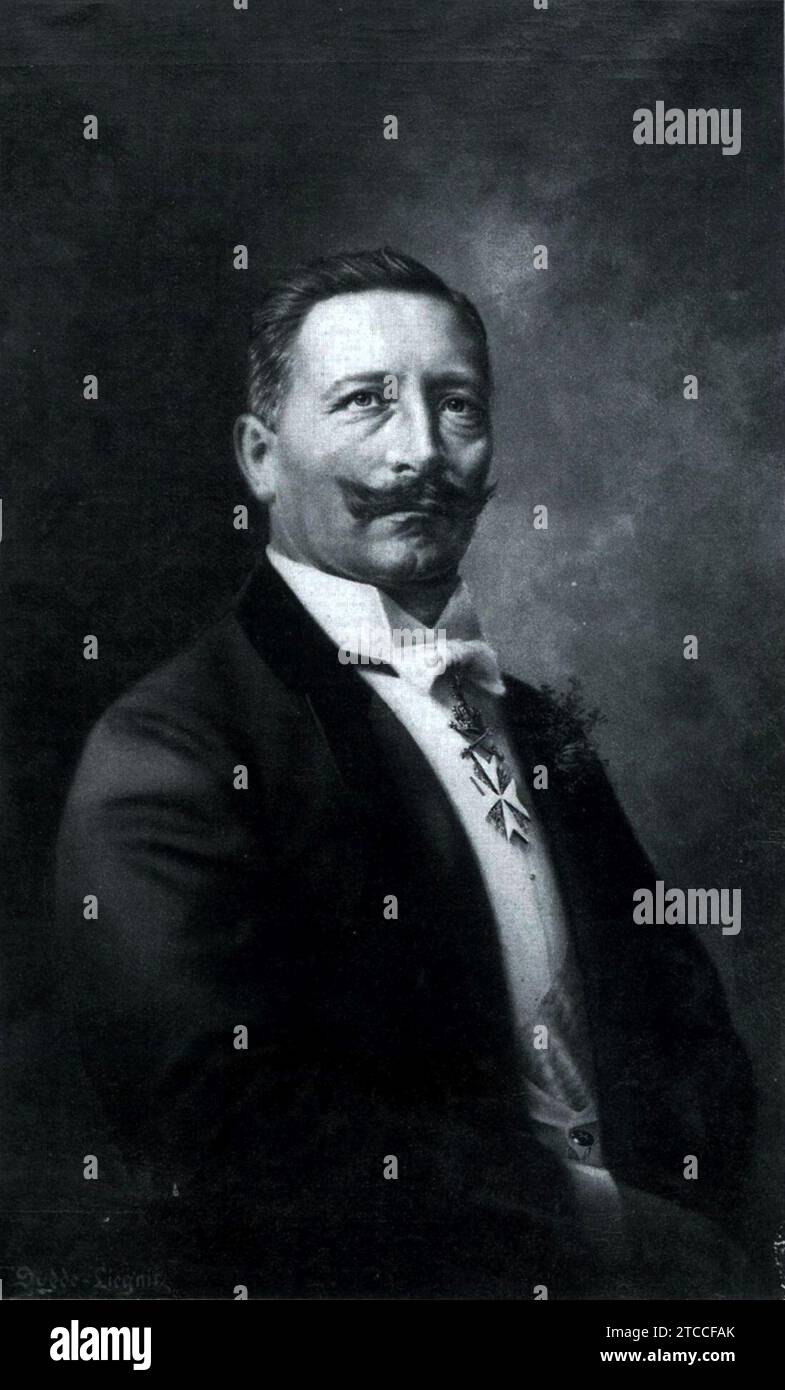 Wilhelm II. (Dudde-Liegnitz Stock Photo - Alamy