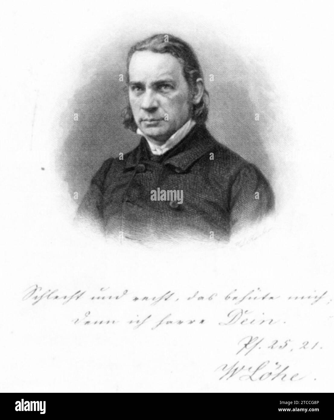 Wilhelm Loehe 3 Stock Photo - Alamy