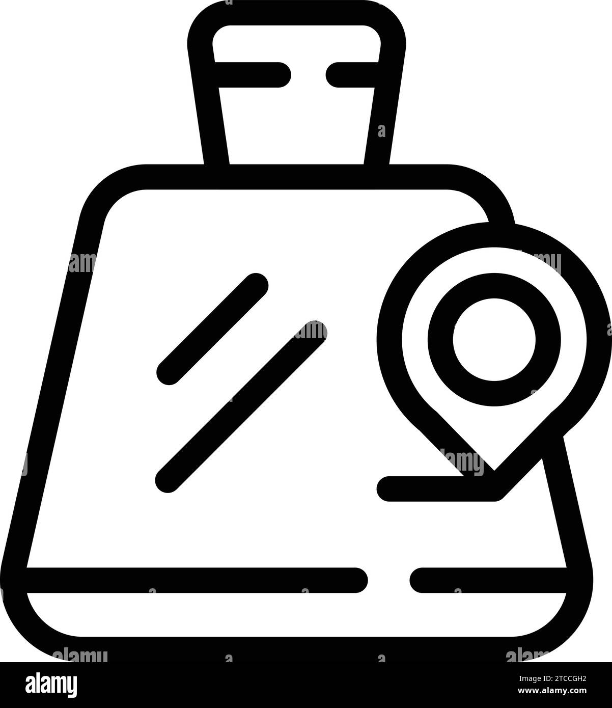 Warehouse store icon outline vector. Central bazaar shopping. Business ...