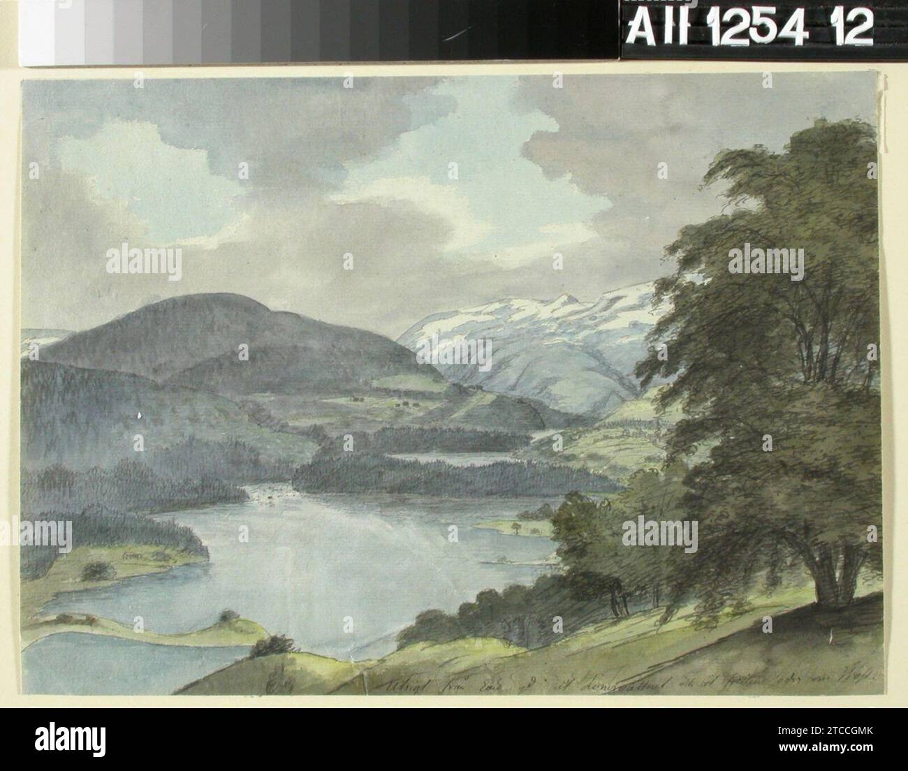 Wilhelm Maximilian Carpelan - Norwegian Fell Landscape Stock Photo - Alamy