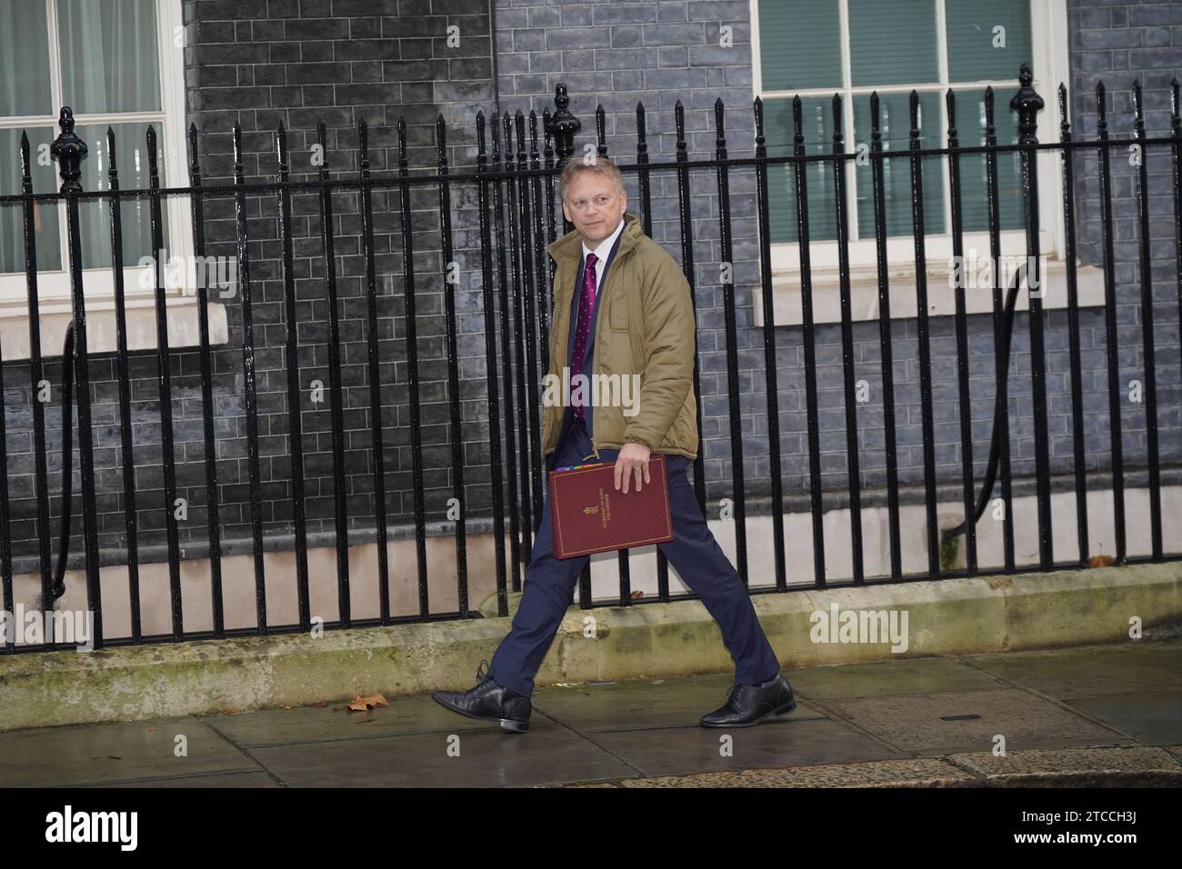 Defence Secretary Grant Shapps arrives in Downing Street, London, for a ...