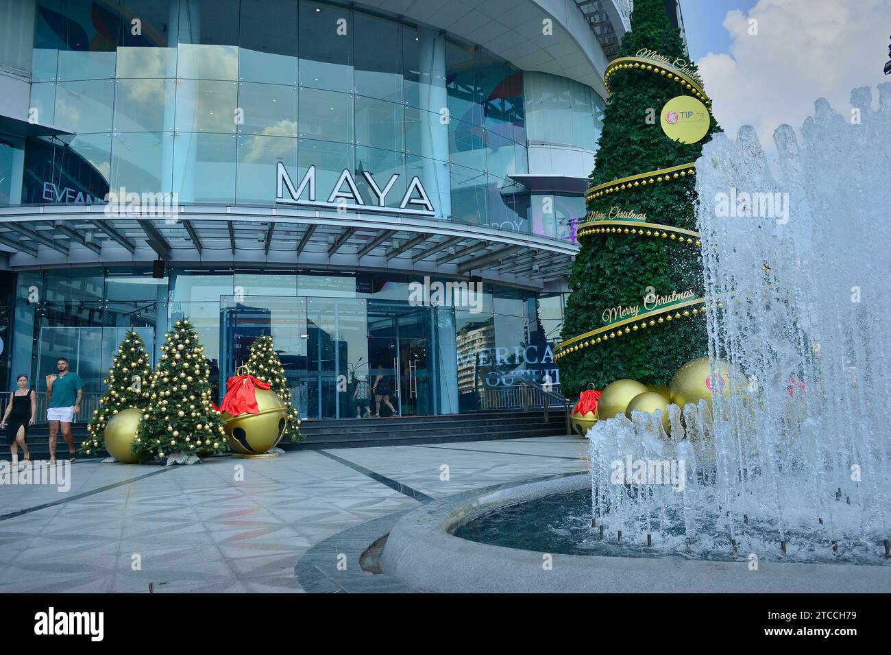 Maya Shopping Mall Nimmanhaemin Road Chiang Mai Thailand Stock Photo ...