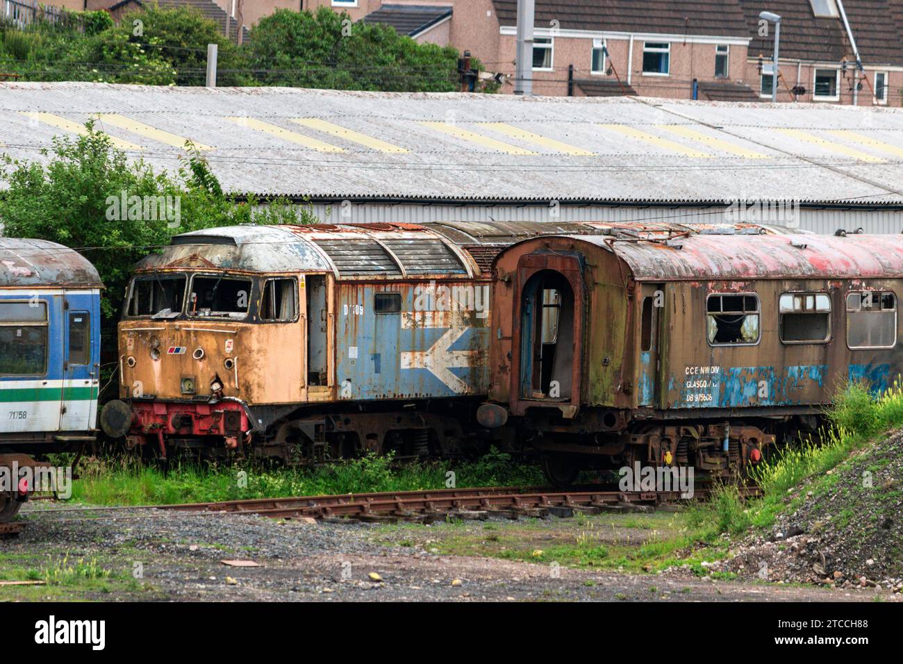 Class 47 D1109 (47526) at West Coast Railways, Carnforth Stock Photo ...