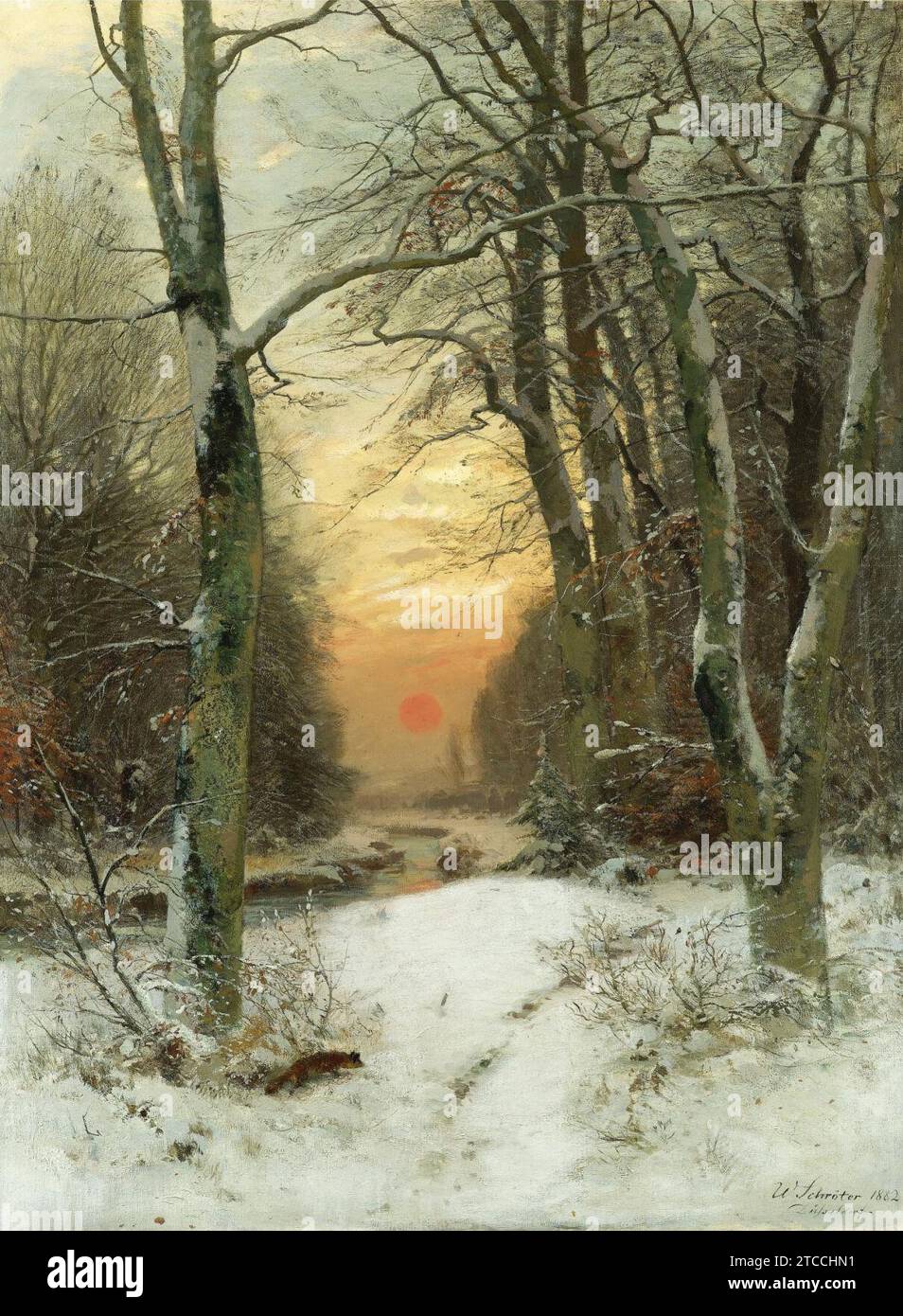 Winterlandschaft winter hi-res stock photography and images - Alamy