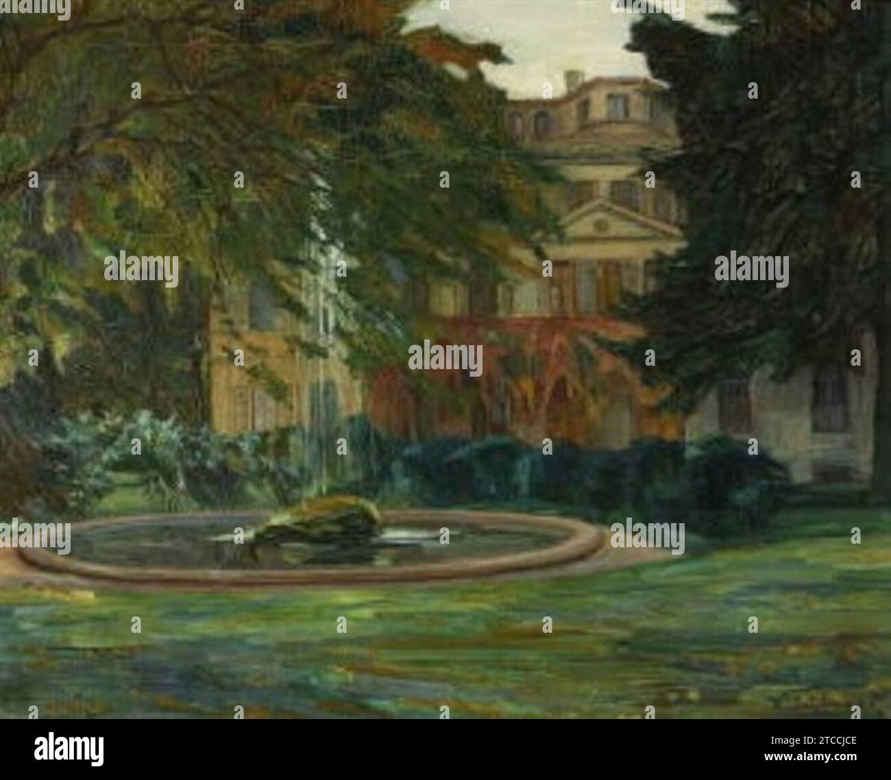 Wilhelm Trübner - Schloss Hemsbach Stock Photo - Alamy