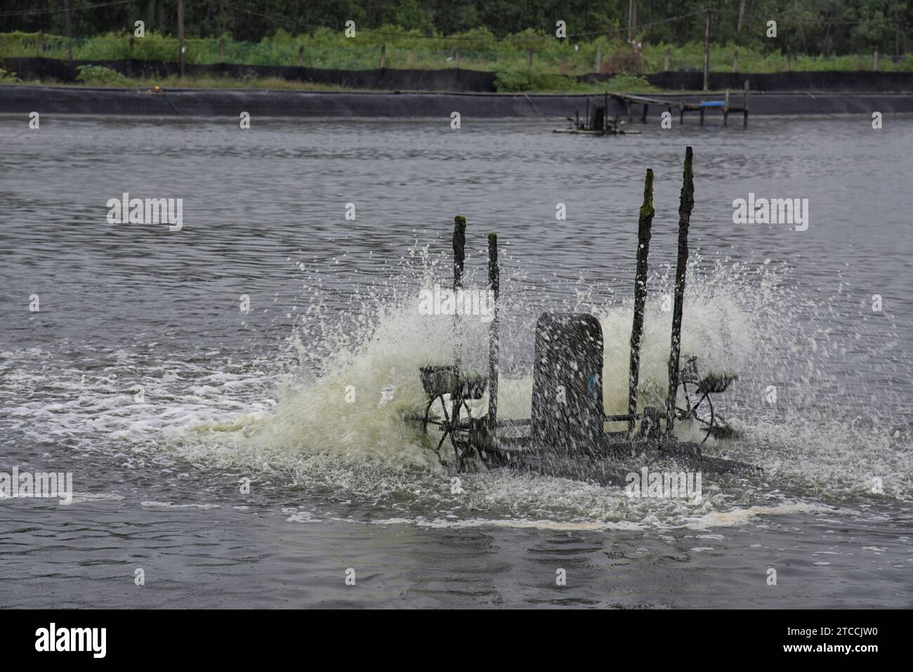 Paddle Wheel Aerator for Fish Pond Shrimp Farm Agriculture Machine ...
