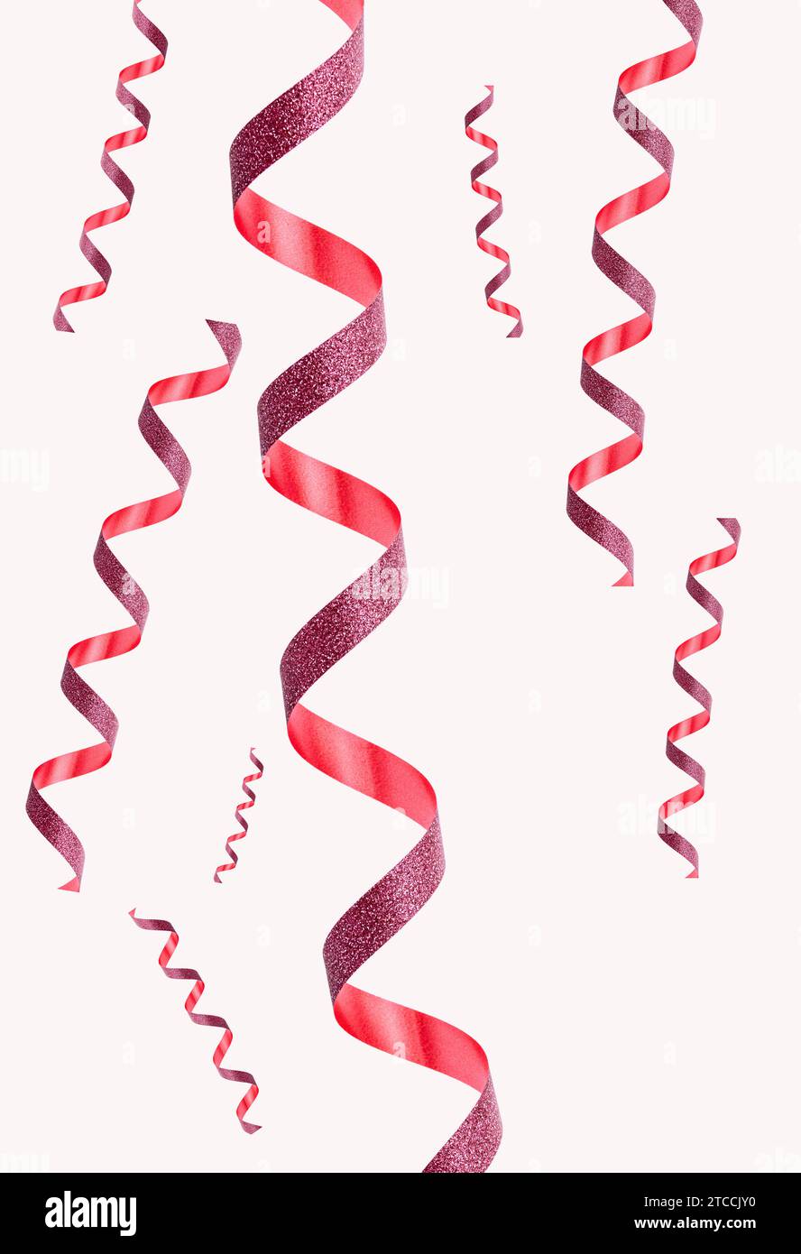 Red confetti on transparent Cut Out Stock Images & Pictures - Alamy