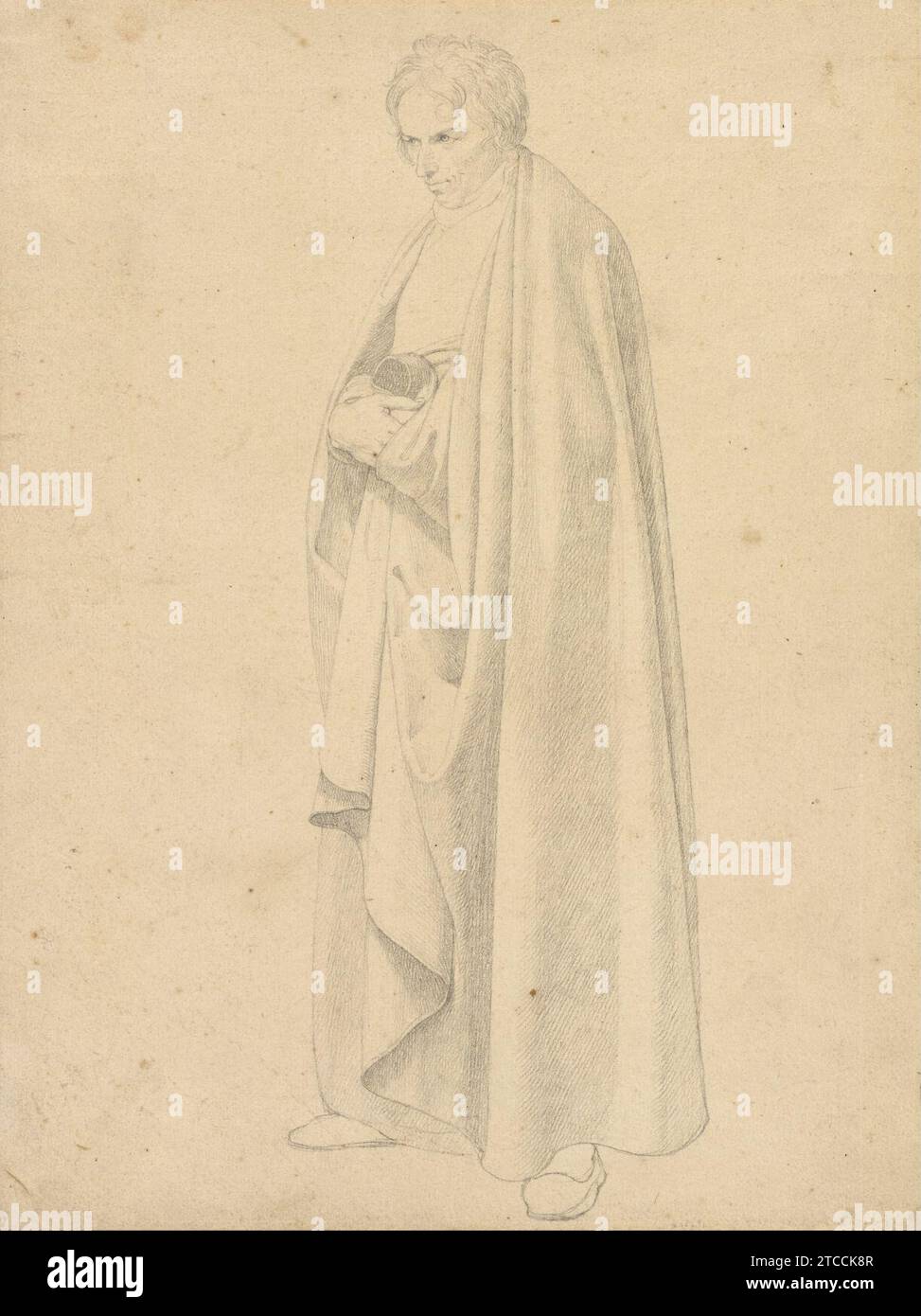 Wilhelm von Schadow (German) - Joseph Wintergerst in a Floor-Length ...