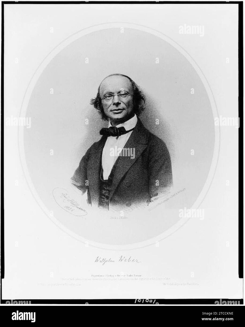 Wilhelm Weber, half-length portrait, facing front) - Rud. Hoffmann ...