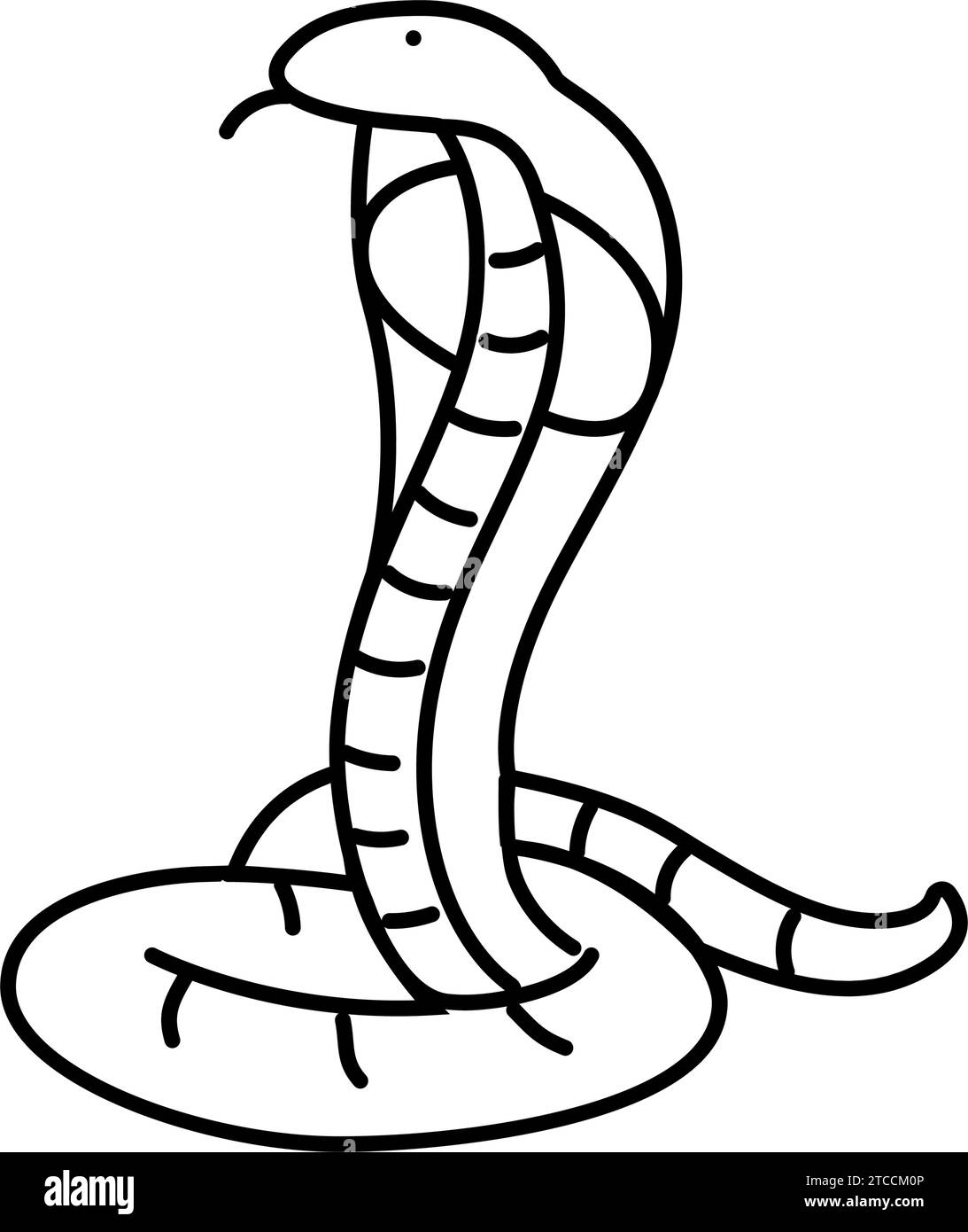 Snake leather cobra skin texture Black and White Stock Photos & Images ...