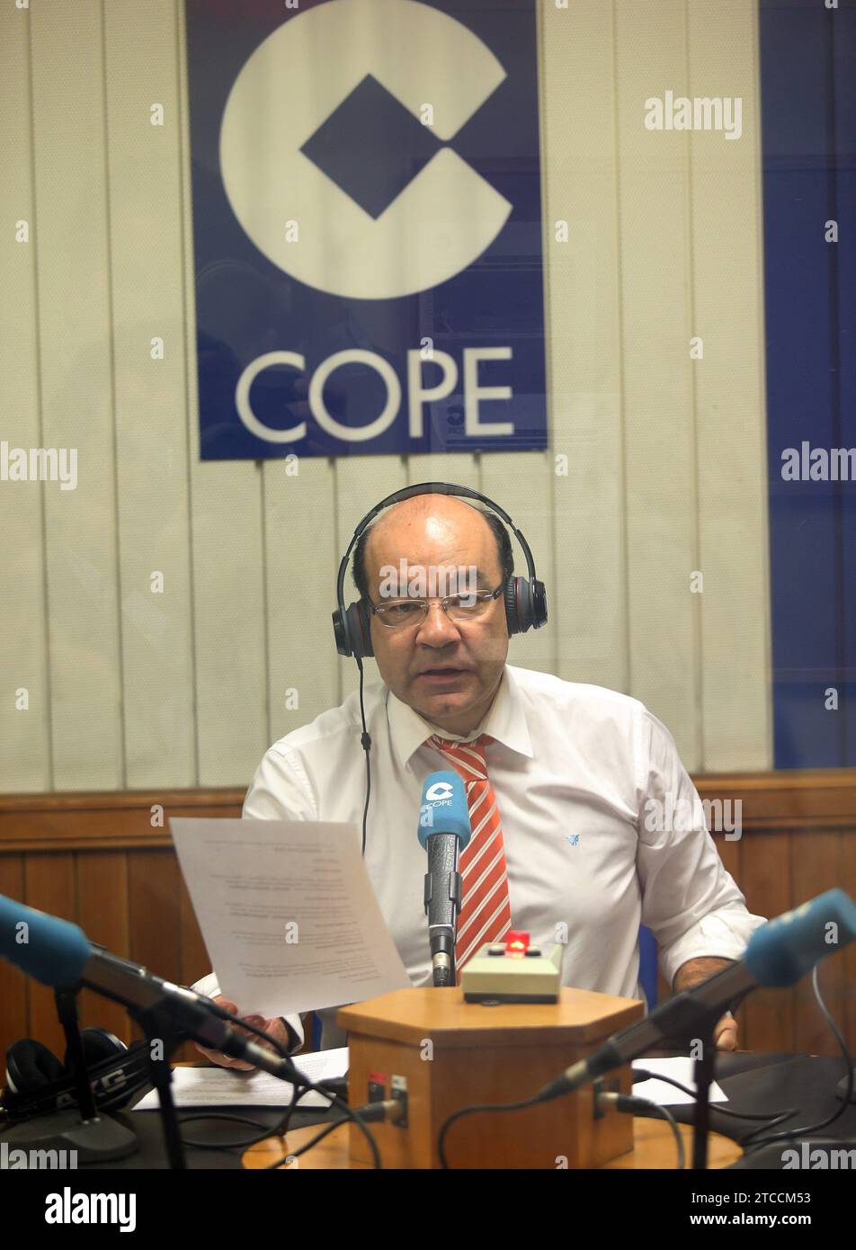madrid, 3-21-2013.-angel exposito, presenter of the COPE news.-photo ...