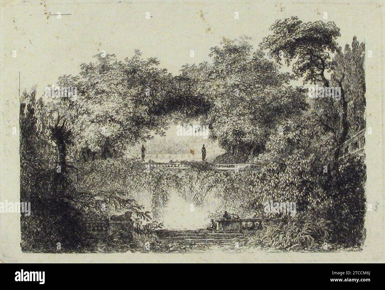 Le Petit Parc 1930 by Jean Claude Richard, Abbe de Saint-Non Stock ...