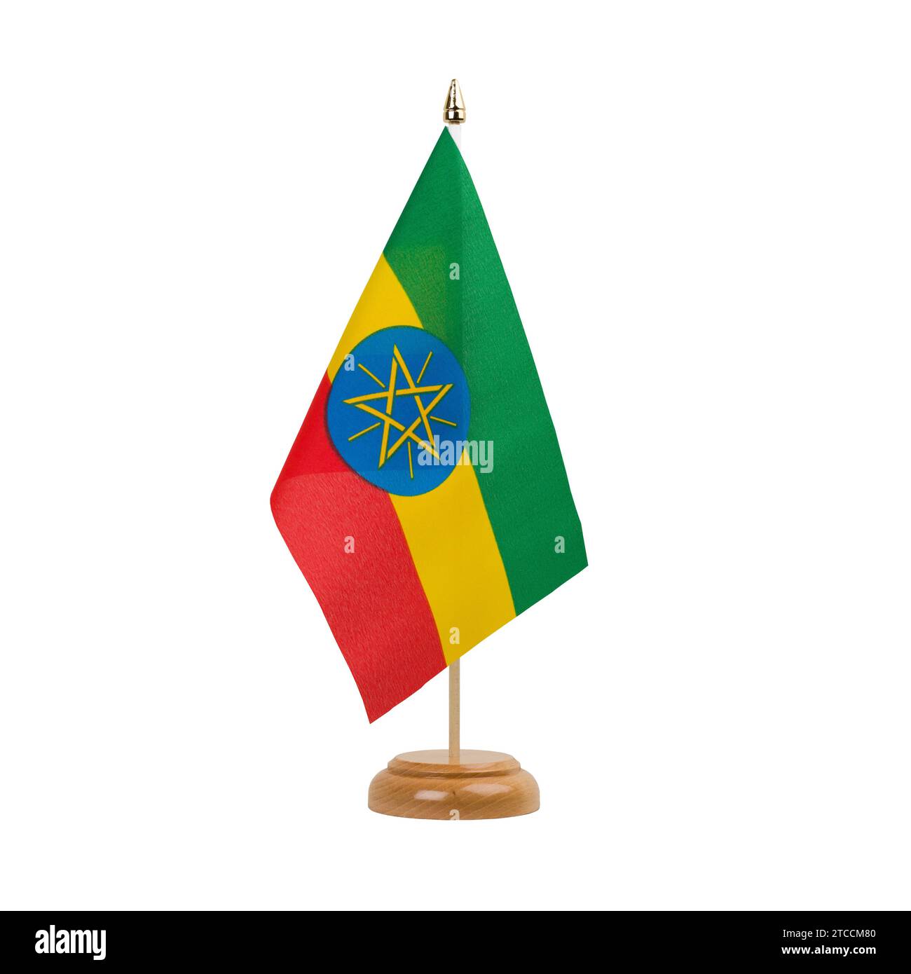 Ethiopia with star Flag Stock Photo - Alamy