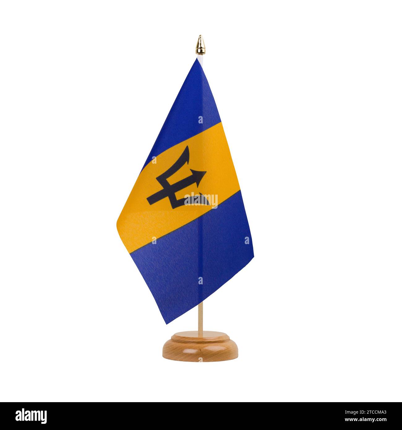 Barbados flagpole symbol hi-res stock photography and images - Alamy