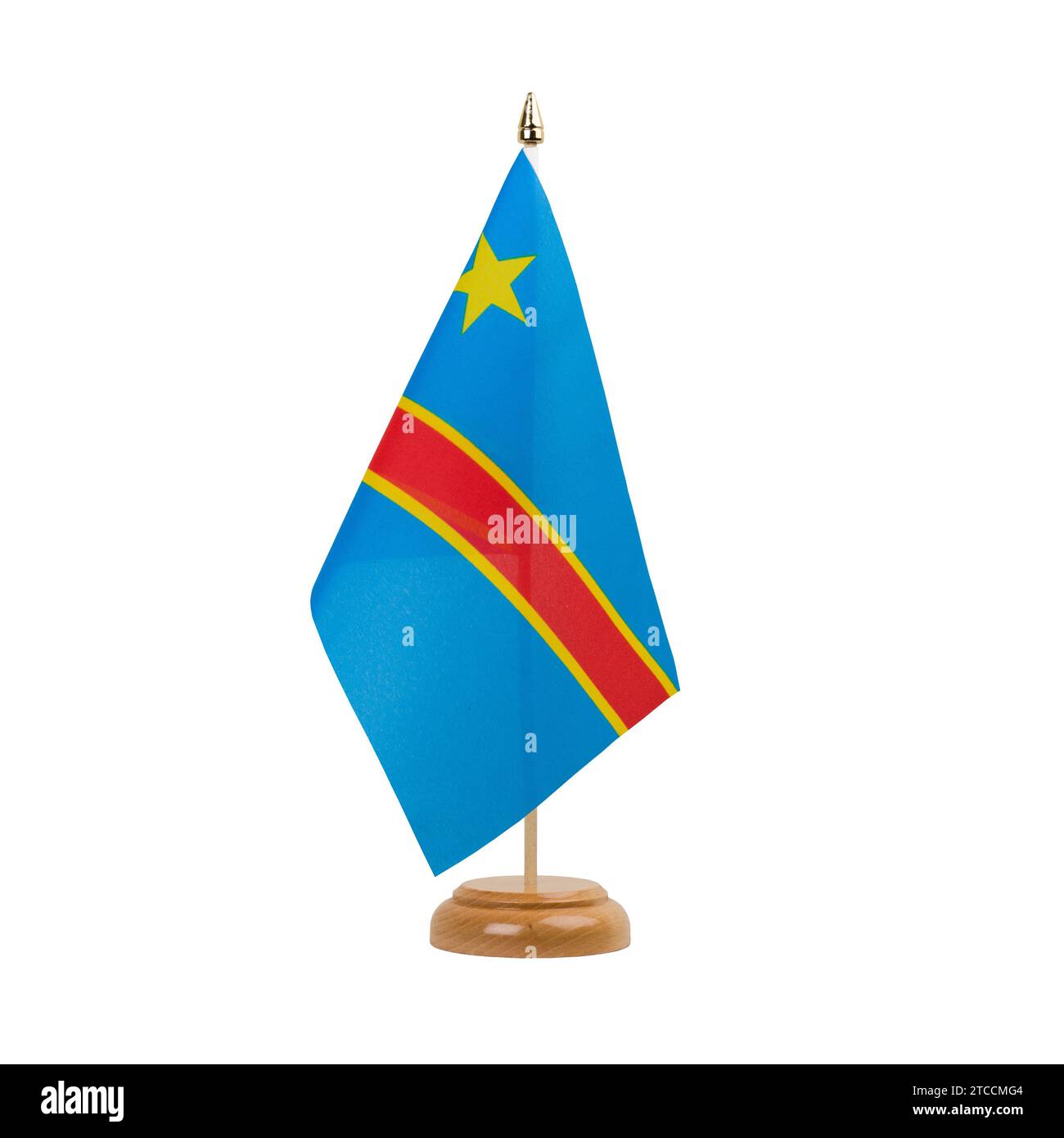 Congo democratic republic flag in hi-res stock photography and images ...