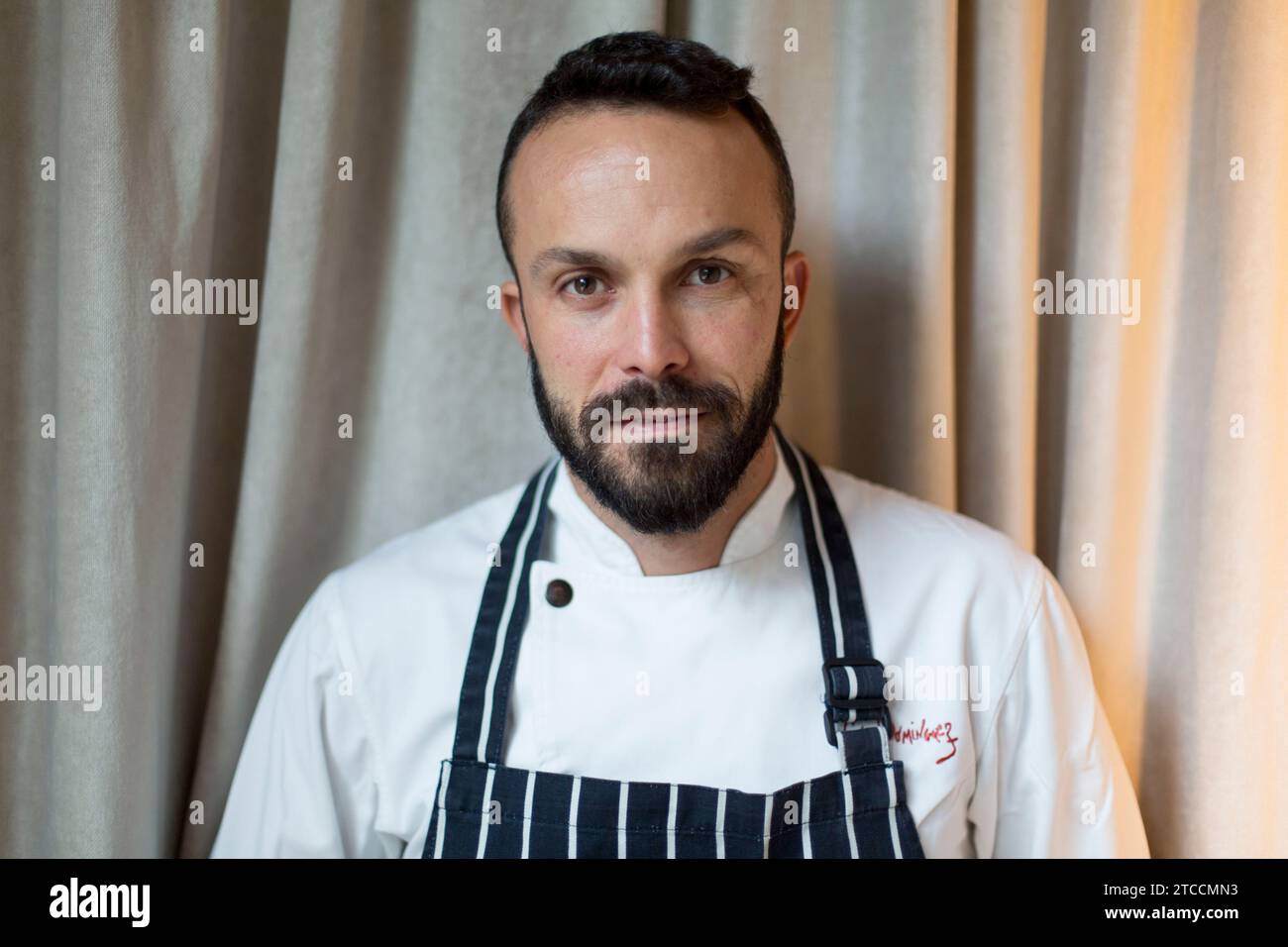 Madrid, 10/13/2016. Interview with Iván Domínguez, chef at the Anima ...
