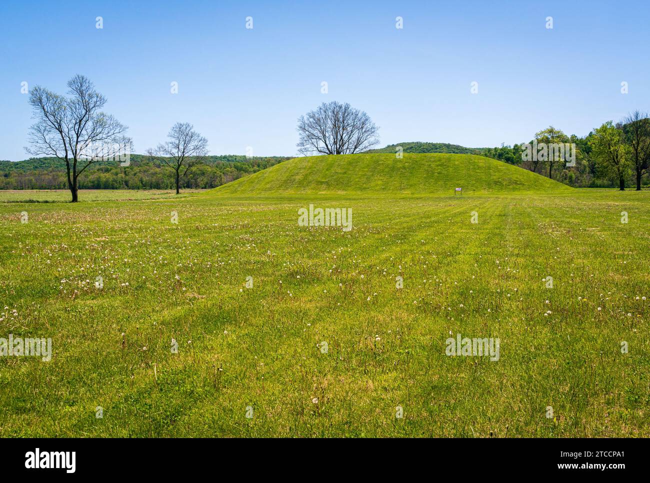 Earthworks at Hopewell Culture National Historical Park in Ohio Stock ...