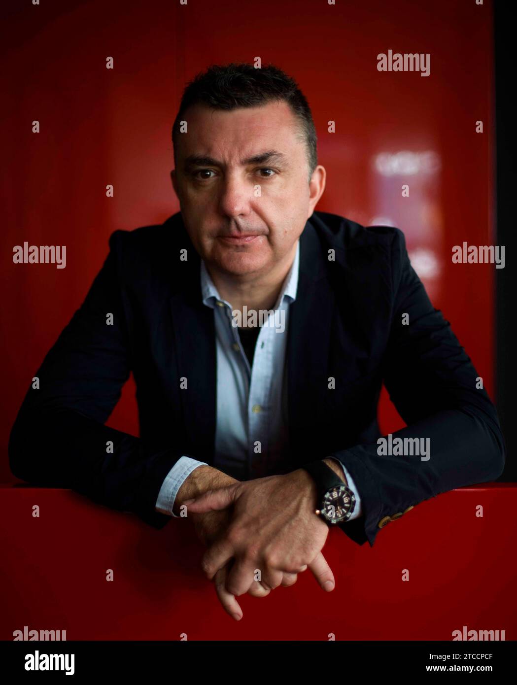 Madrid, 03/02/2013. Interview with Manuel Vilas. Photo: Ignacio Gil ...