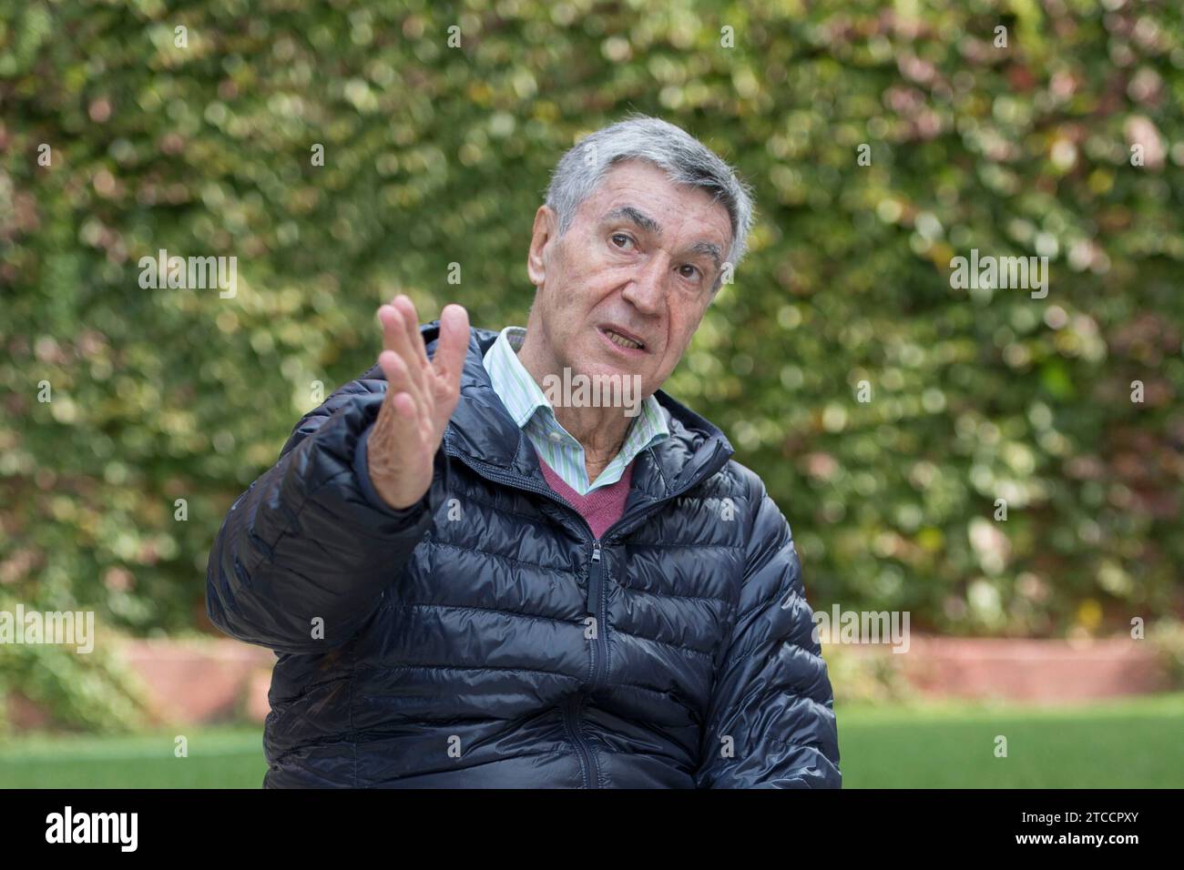 Madrid, 10/21/2016. Interview with former Atlético de Madrid player ...