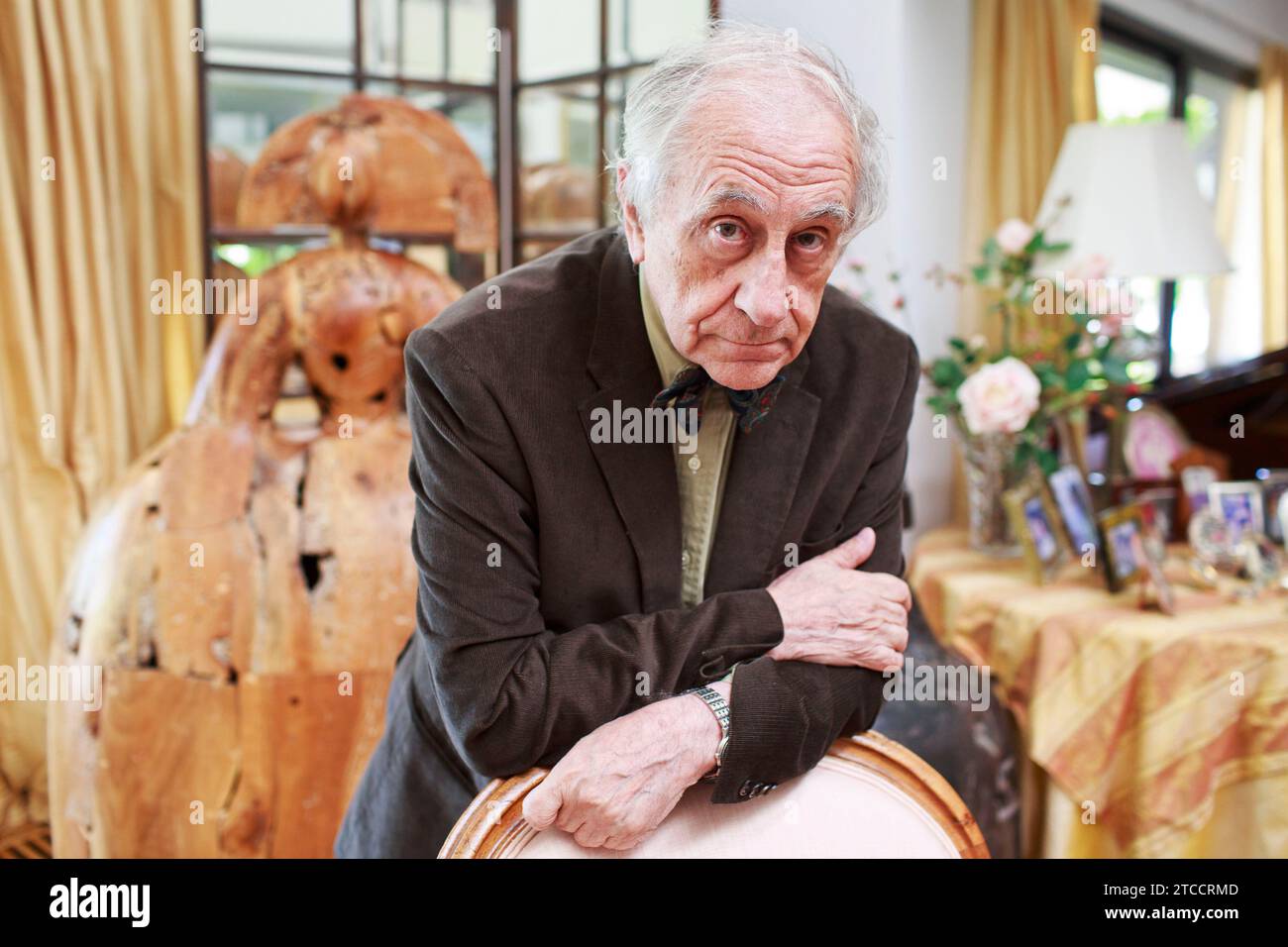 Madrid, 05/02/2014. Interview with Inocencio Arias at his house, with ...