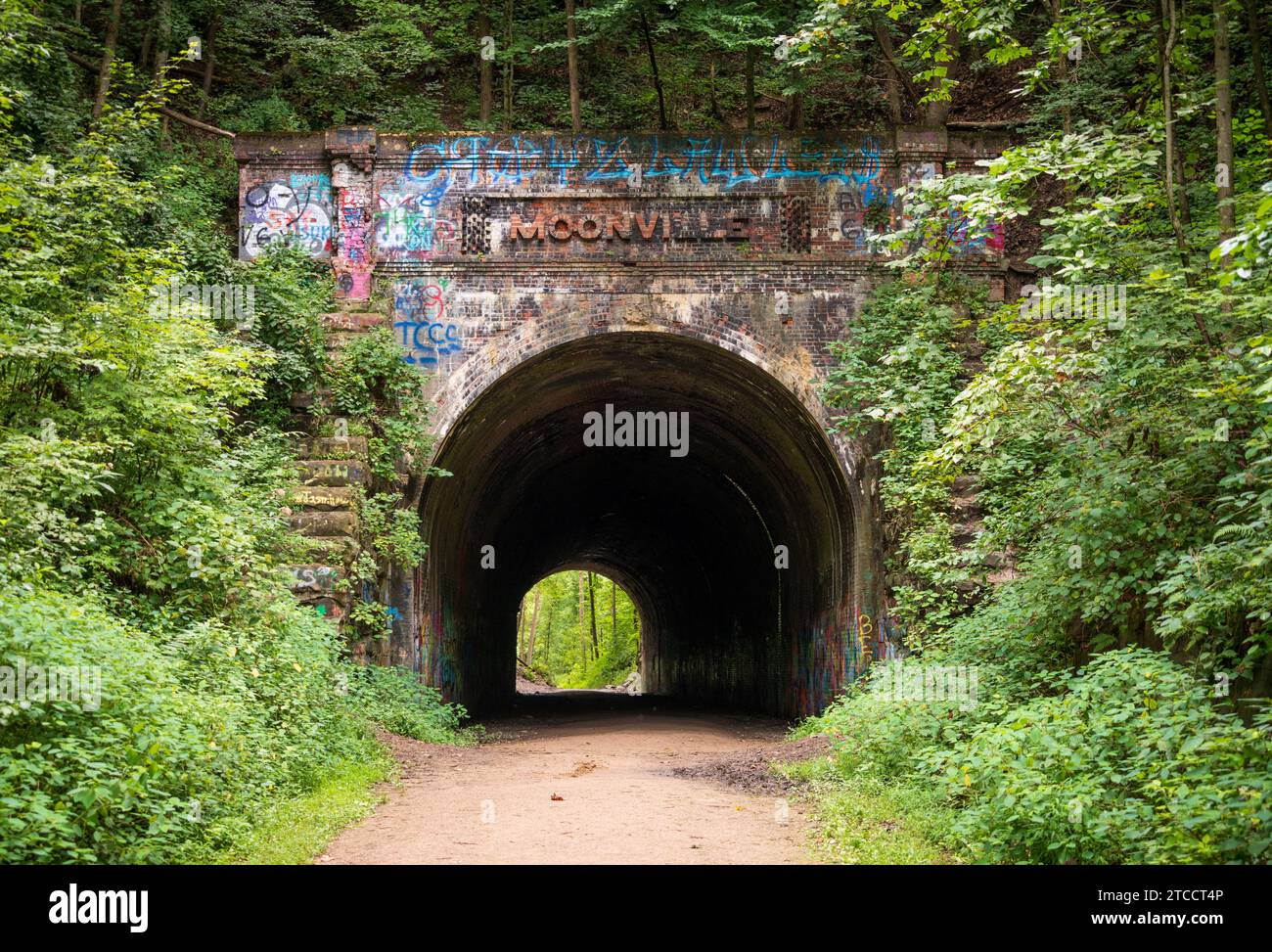 Moonville Rail Trail in South Eastern Ohio Stock Photo - Alamy
