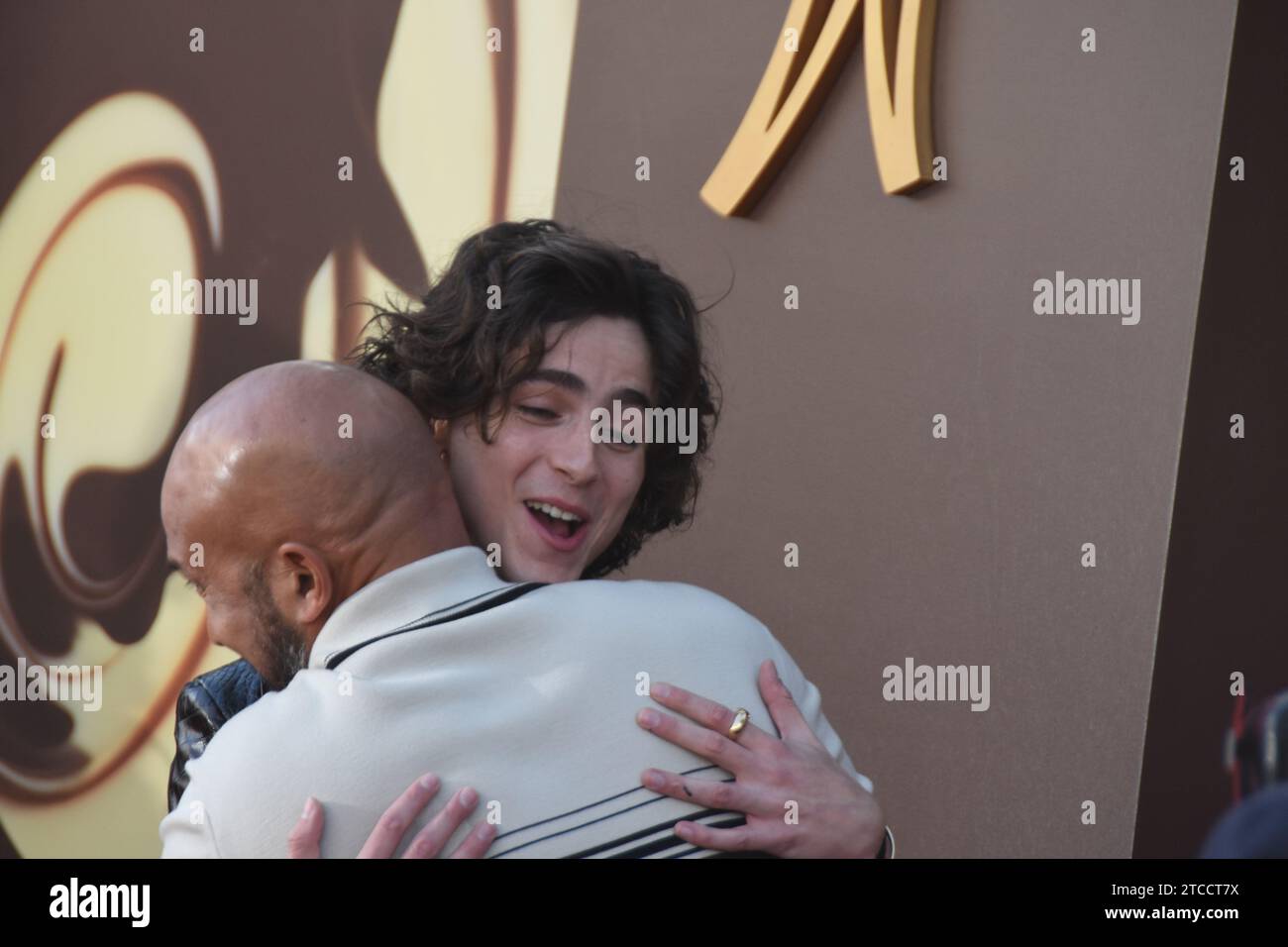 Los Angeles, California, USA 10th December 2023 Actor Timothee Chalamet and Actor Keegan-Michael ...