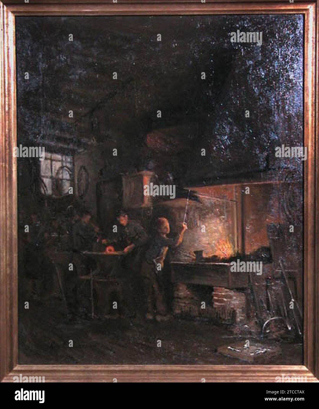 Willem Adriaan Alexander Liernur (1856-1917) - De Smederij Stock Photo - Alamy