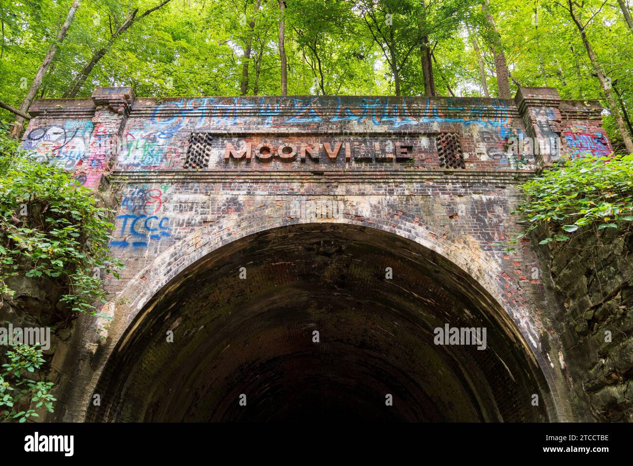 Moonville Rail Trail in South Eastern Ohio Stock Photo - Alamy
