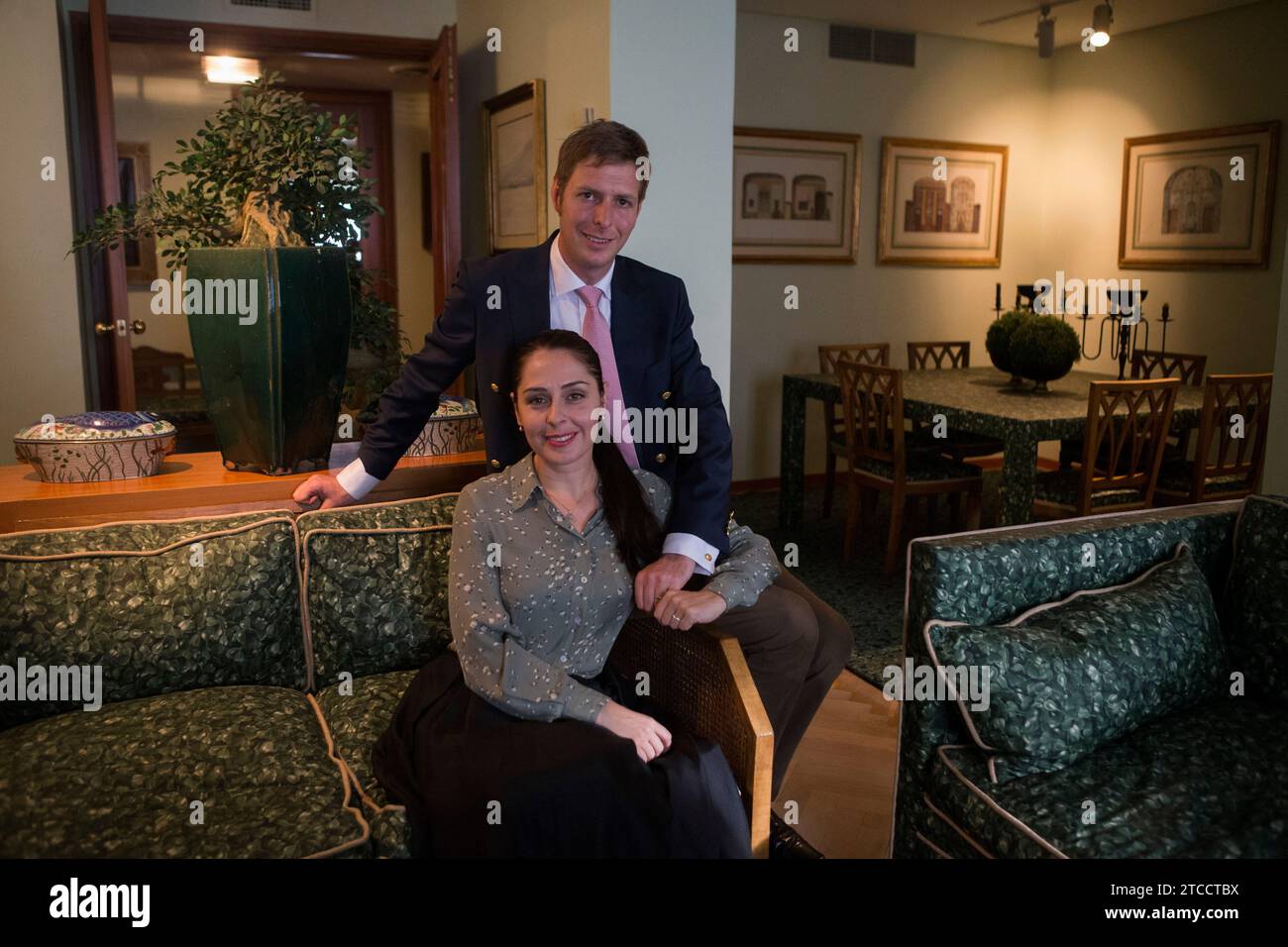 Madrid, 10/21/2016. Interview with the heir to the Crown of Albania ...