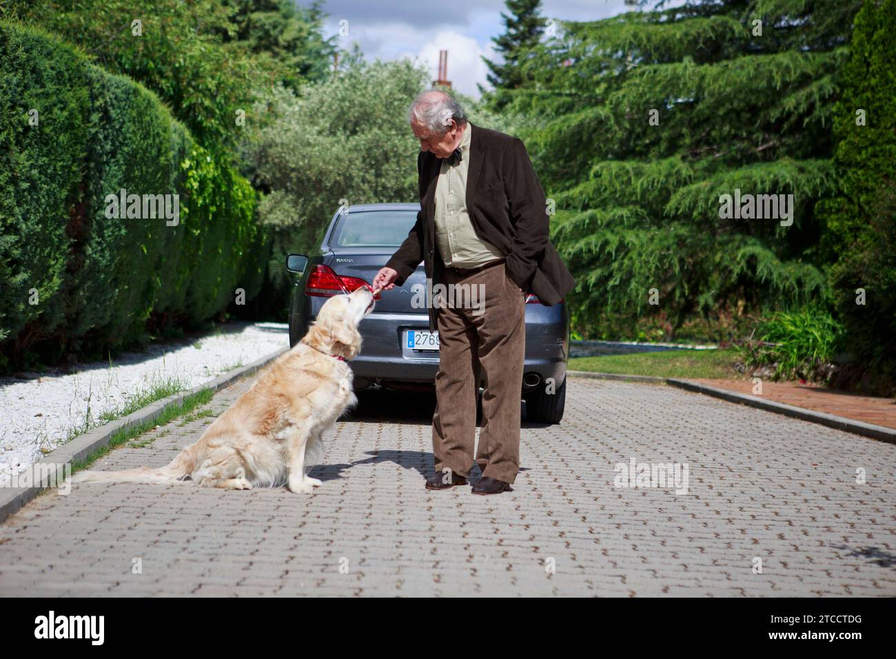 Madrid, 05/02/2014. Interview with Inocencio Arias at his house, with ...