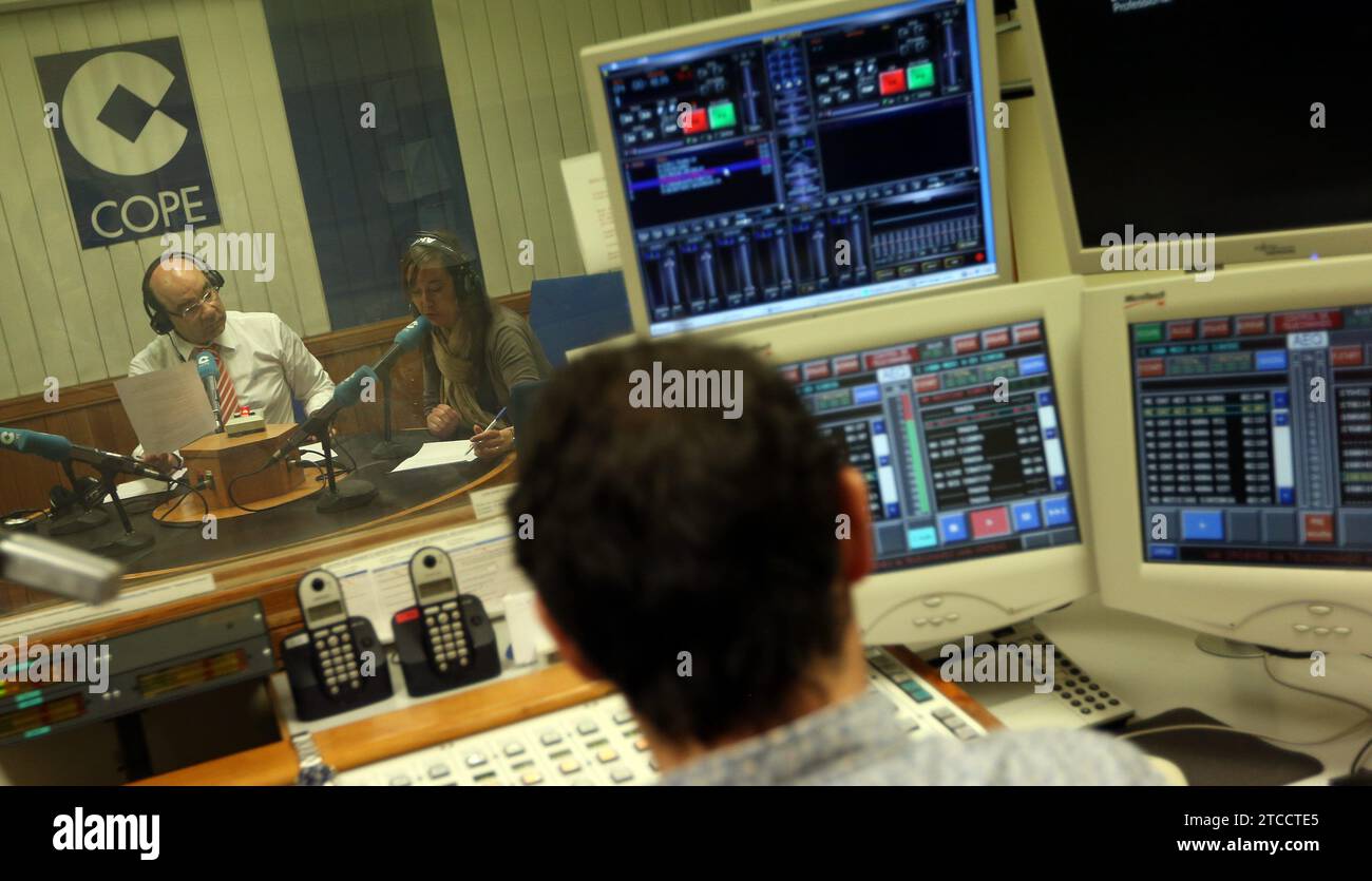 madrid, 3-21-2013.-angel exposito, presenter of the COPE news.-photo ...