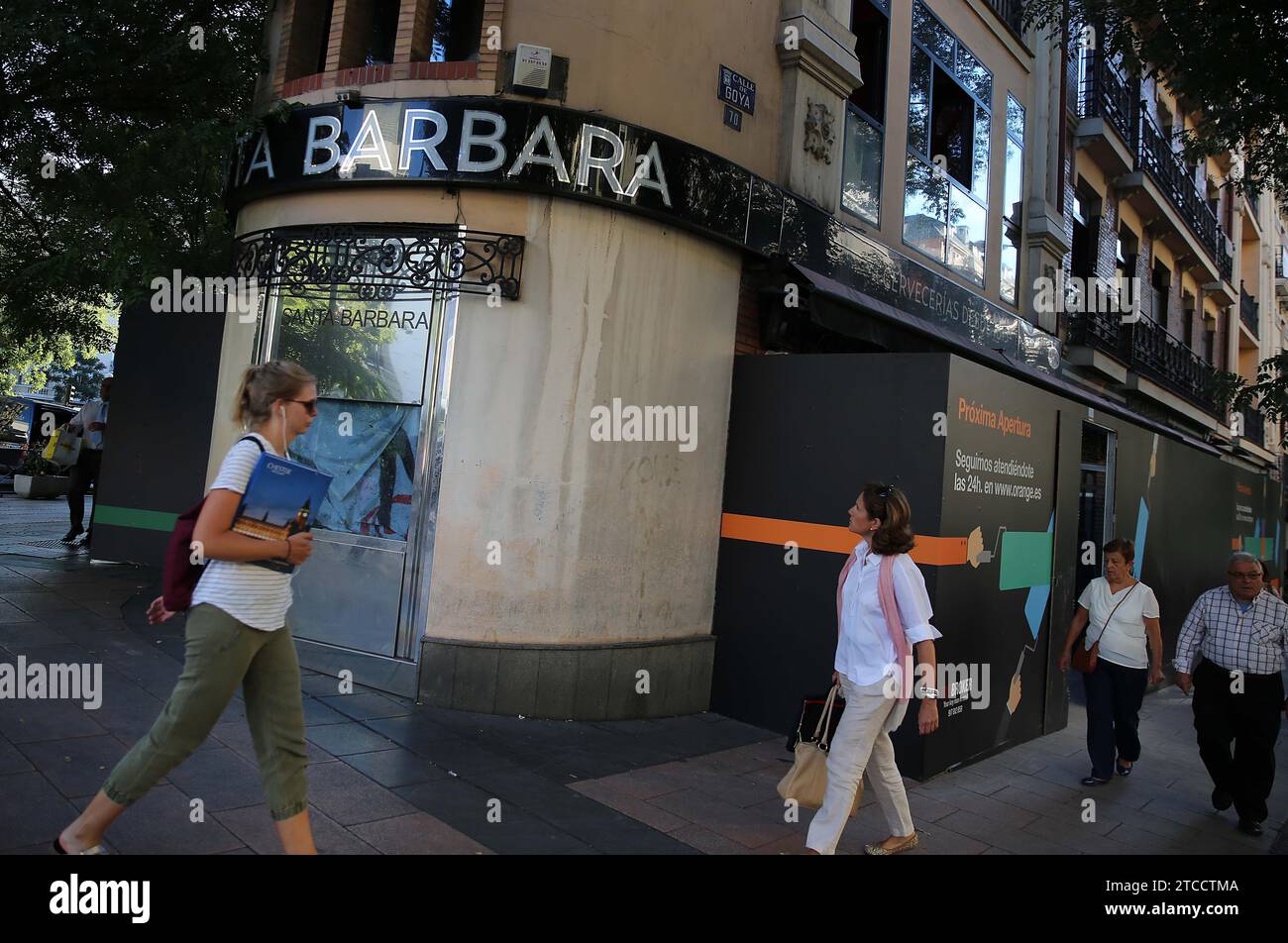 Madrid, 09/27/2016. New Orange store in the old Santa Barbara brewery ...